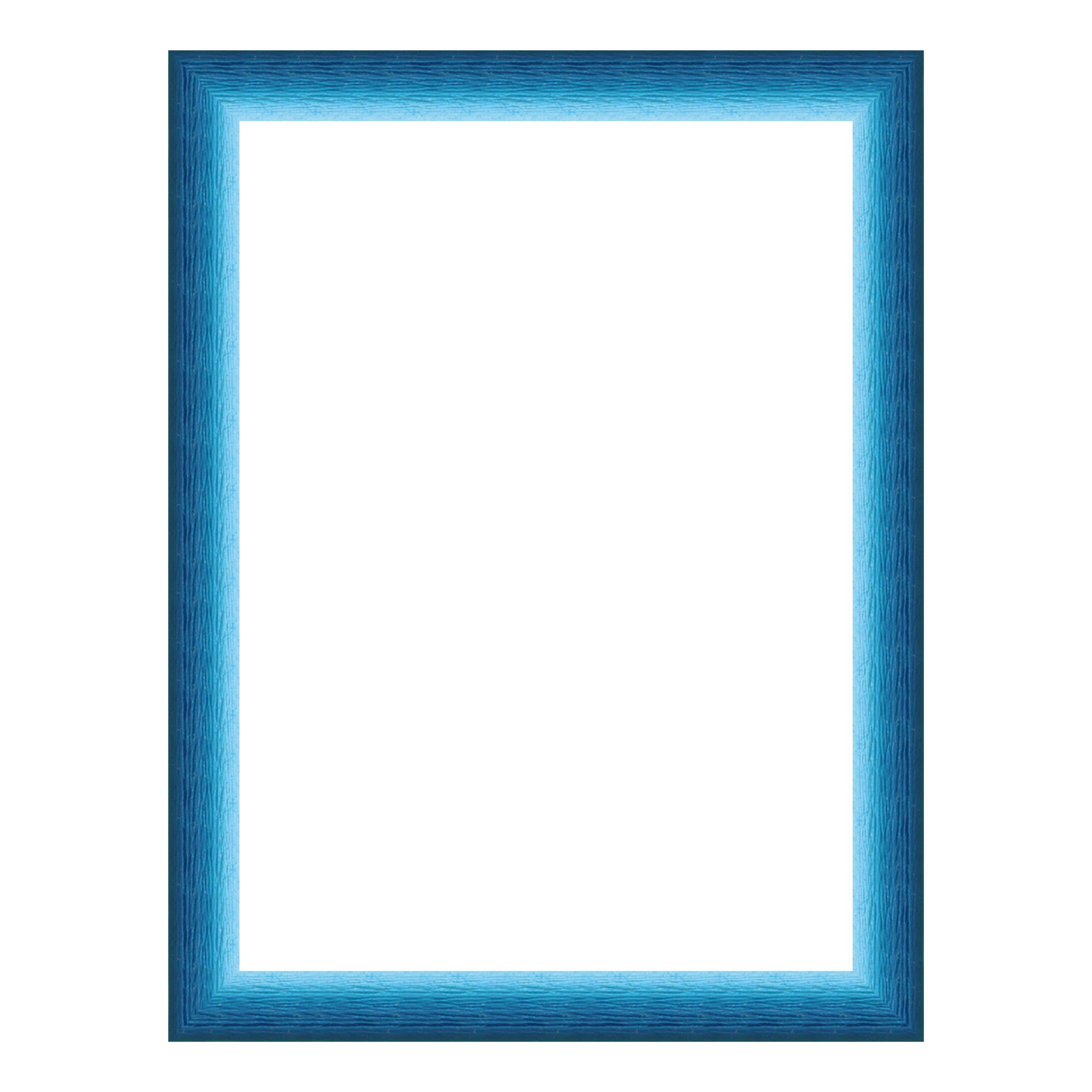 Cornice INSPIRE Bicolor azzurro e blu opaco per foto da 30x30 cm ...