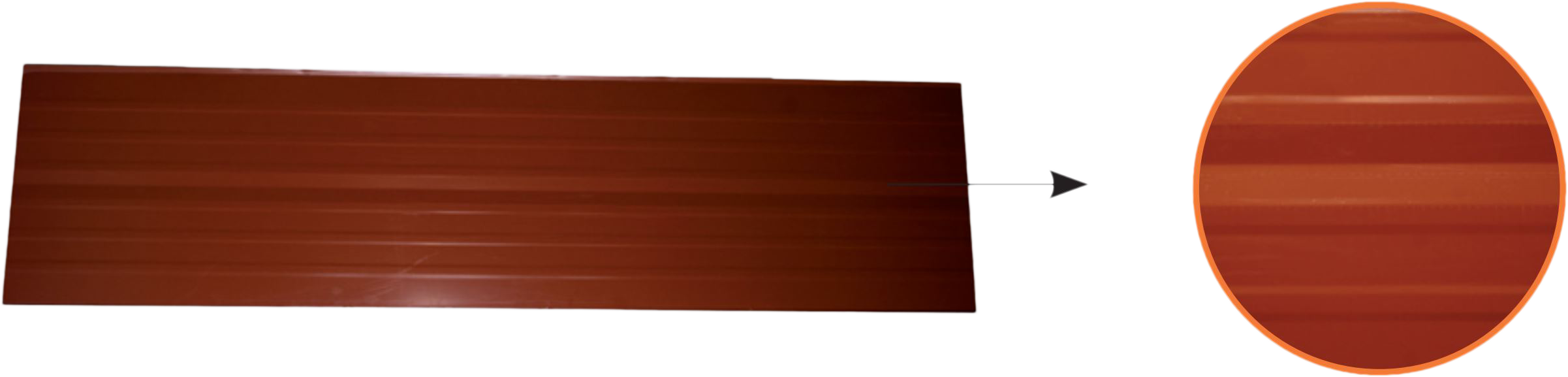 Limahoya aluminio rojo 50x200 cm | Leroy Merlin