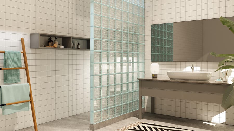 Construir una pared con bloques de vidrio | Leroy Merlin