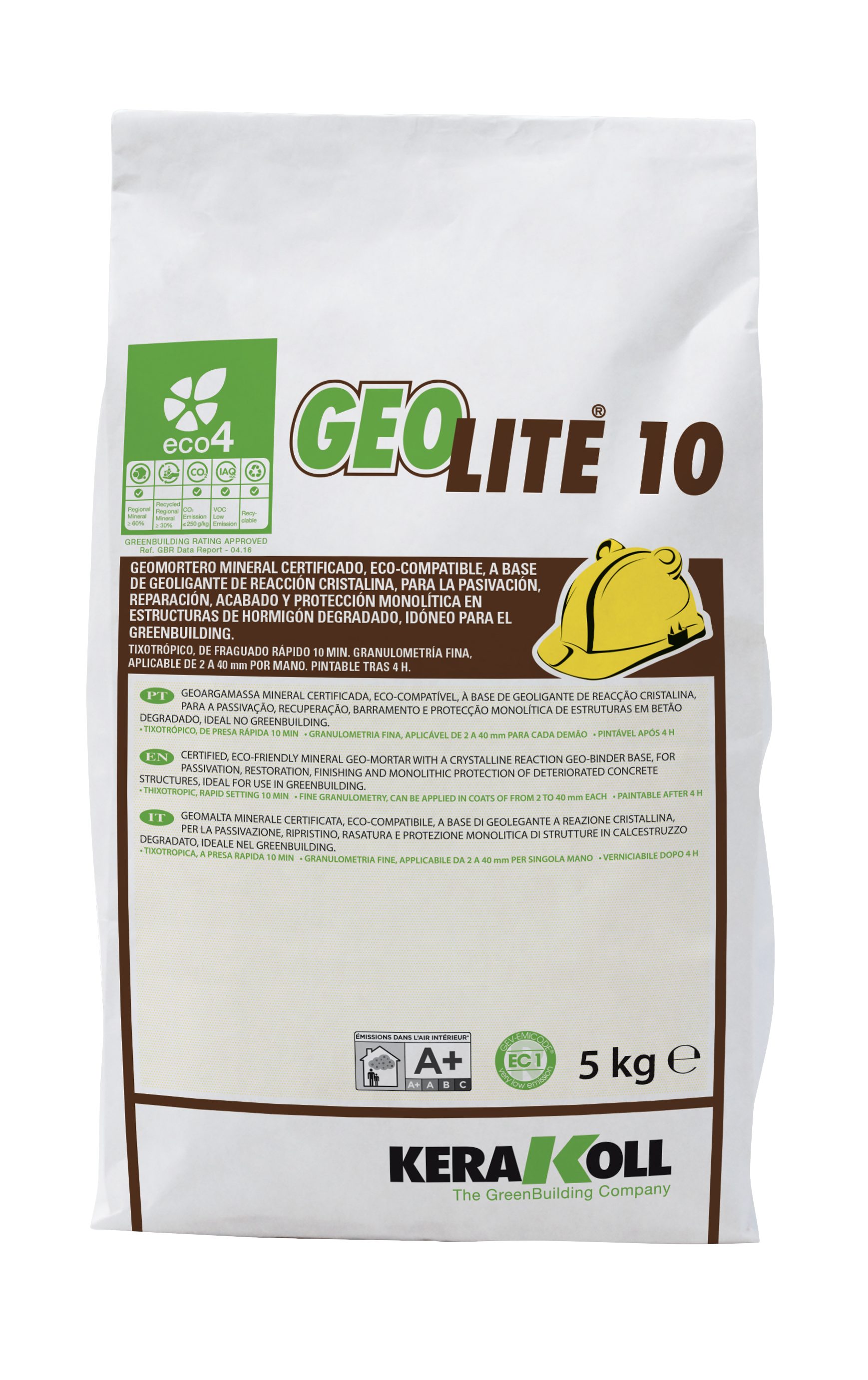 Mortero geolite 10 KERAKOLL 5 kg gris | Leroy Merlin