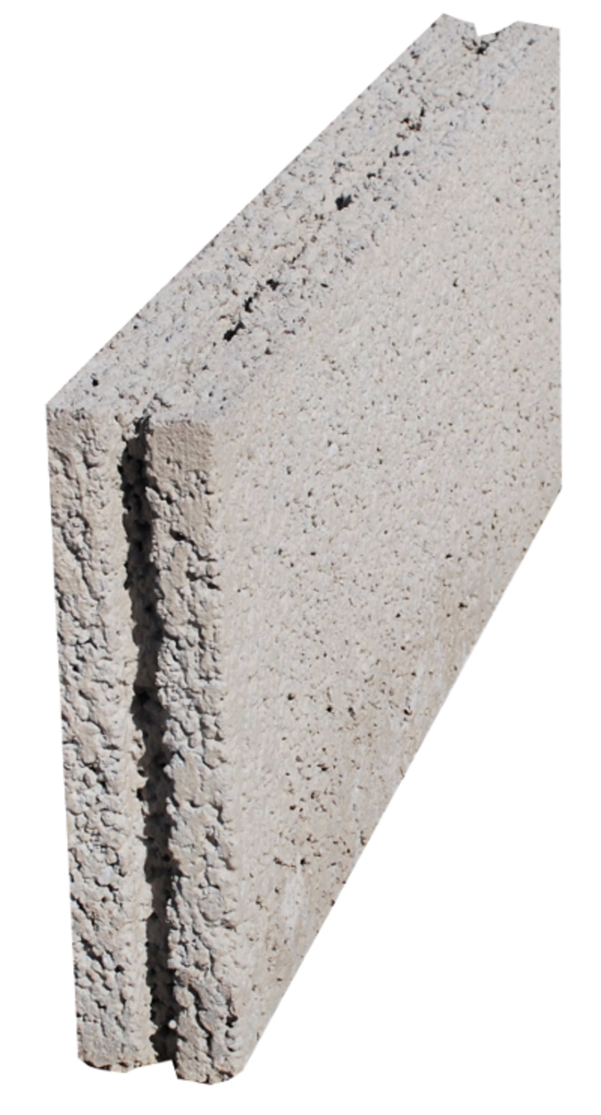 Bloque de hormigón liso gris 50x6x25 cm | Leroy Merlin