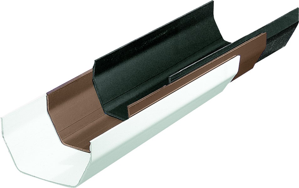 Canalón PVC cuadrado omega 110mm x 4m blanco | Leroy Merlin