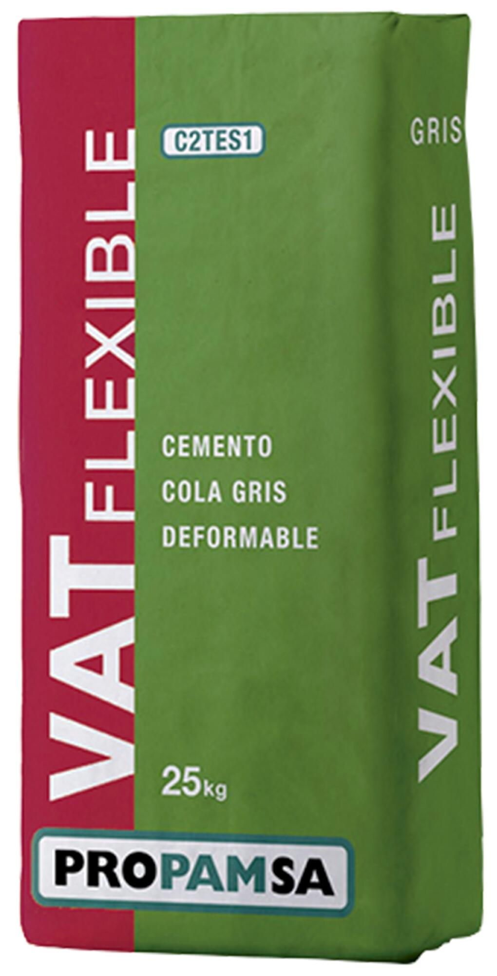 Cemento cola Vat Flexible gris 25 kg | Leroy Merlin