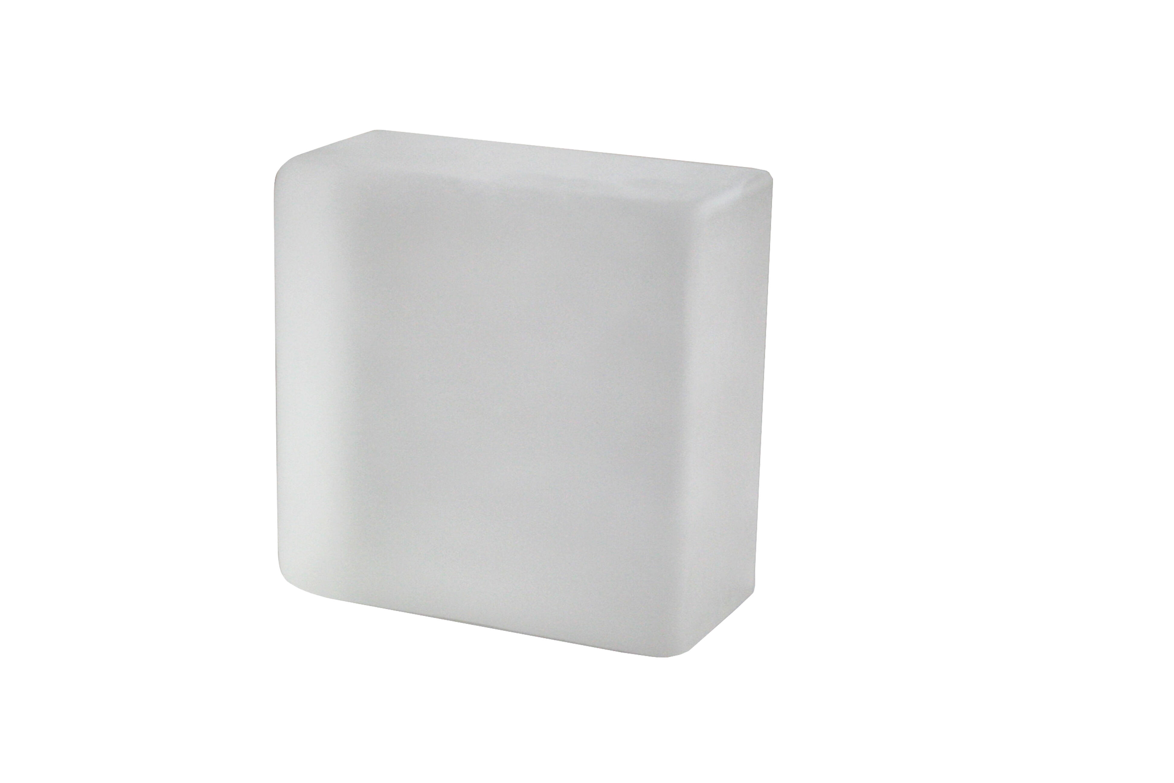 Caja de 10 bloques de vidrio liso blanco de 10x10x5cm | Leroy Merlin Caja de 10 bloques de vidrio liso blanco de 10x10x5cm | Leroy Merlin