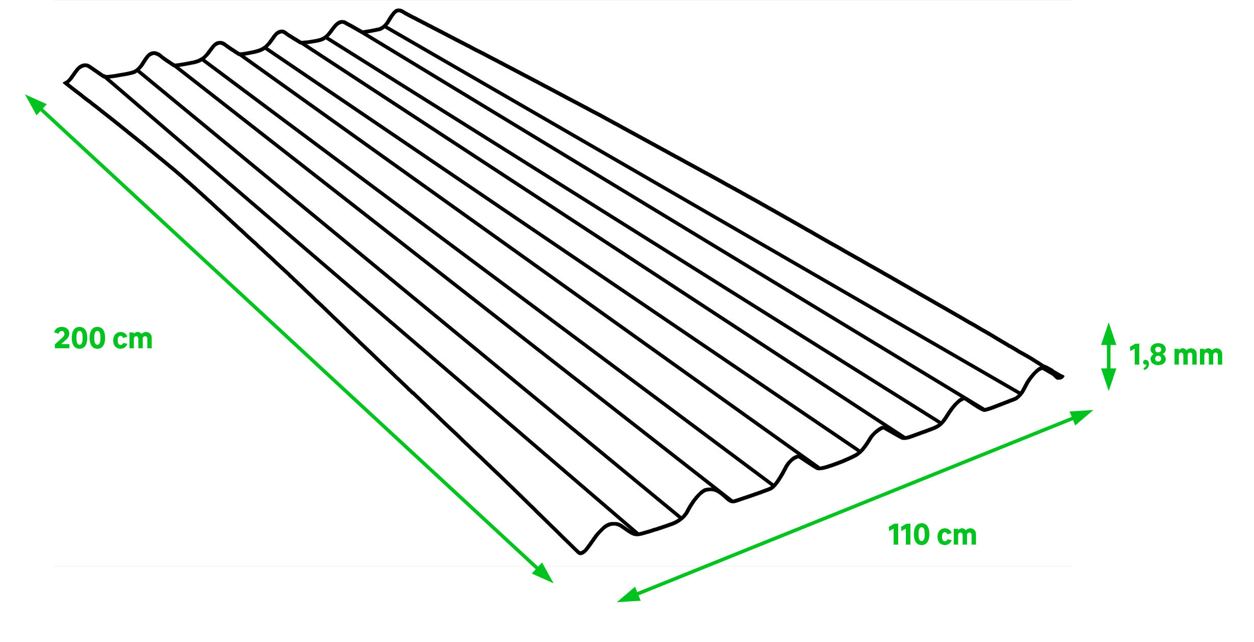 Placa ECOLINA pizarra 2000x1100 mm | Leroy Merlin