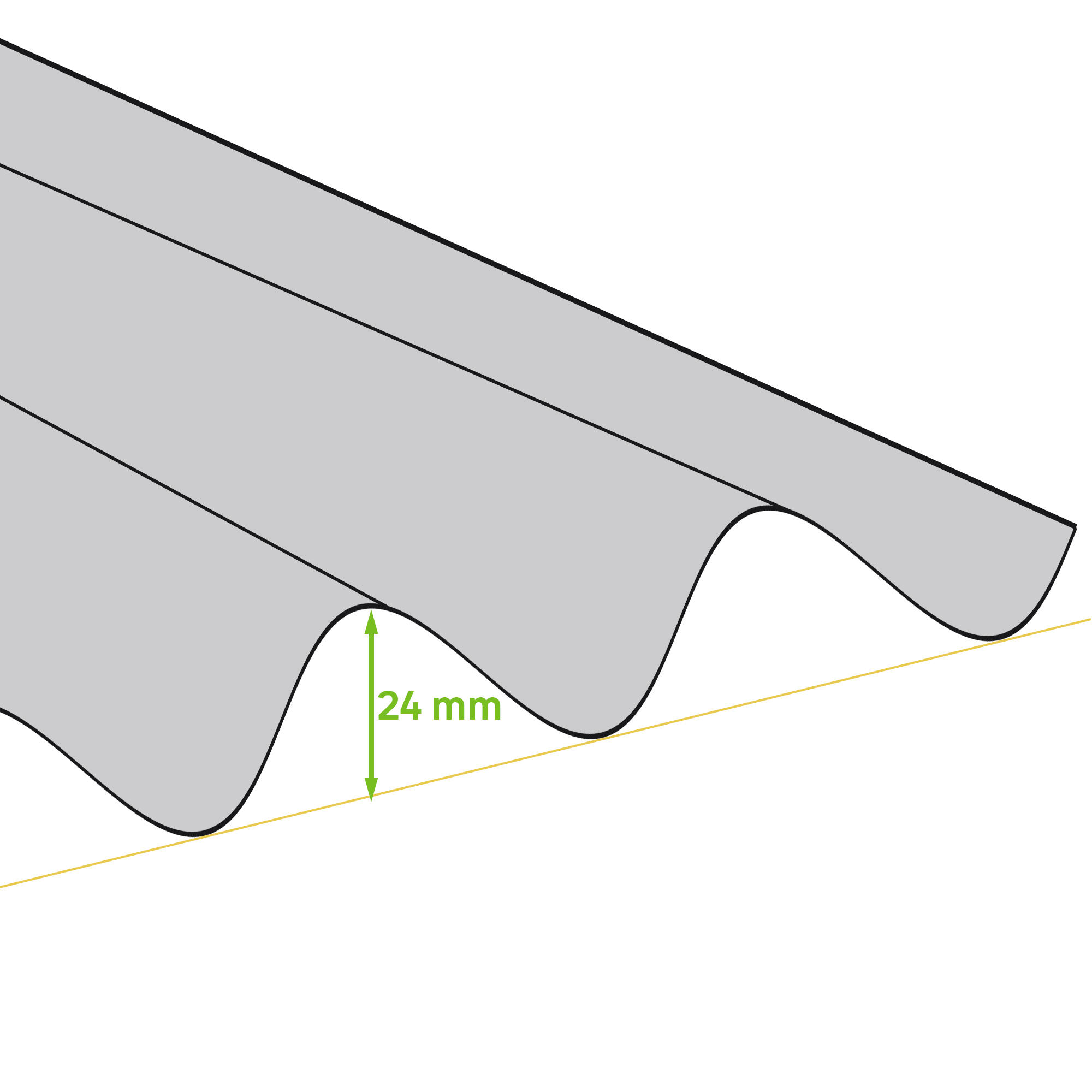 Placa ECOLINA roja Siena 200x110,4x1,8mm onda pequeña | Leroy Merlin