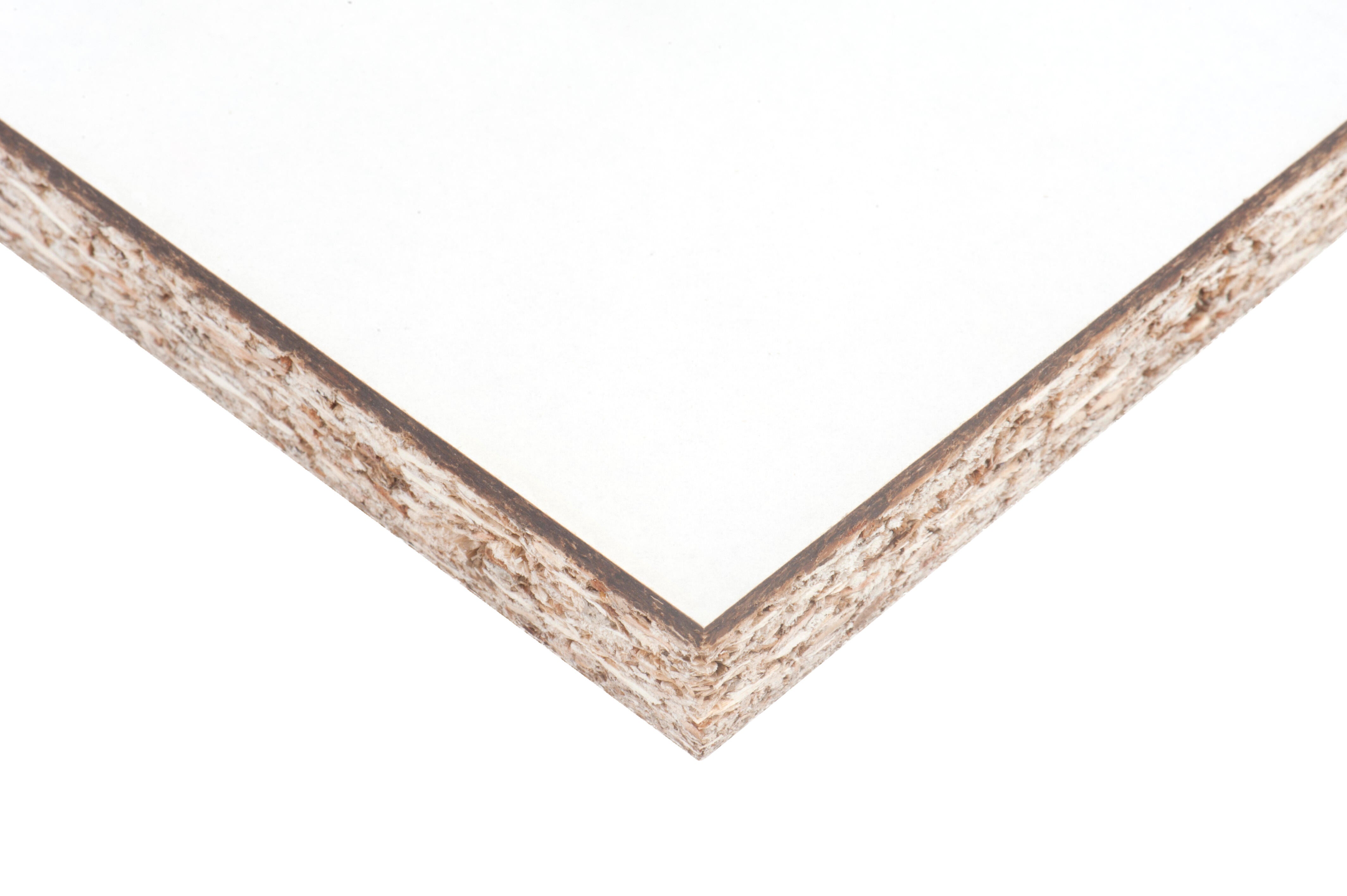 Tablero aglomerado en melamina blanco de 30x60x1,6cm (anchoxaltoxgrosor ...