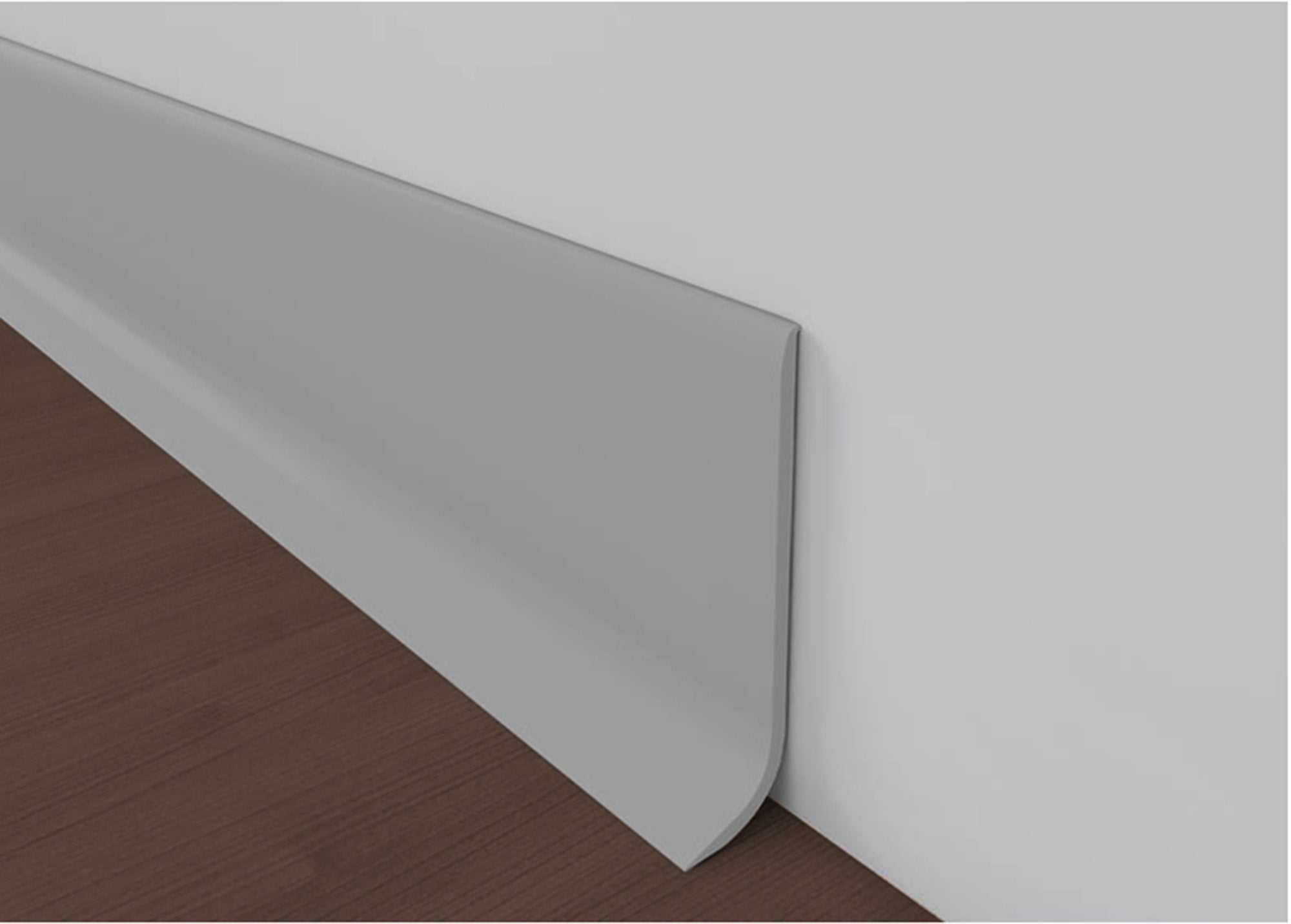 Rodapié EMAC Pvc 8x200 cm GRIS | Leroy Merlin