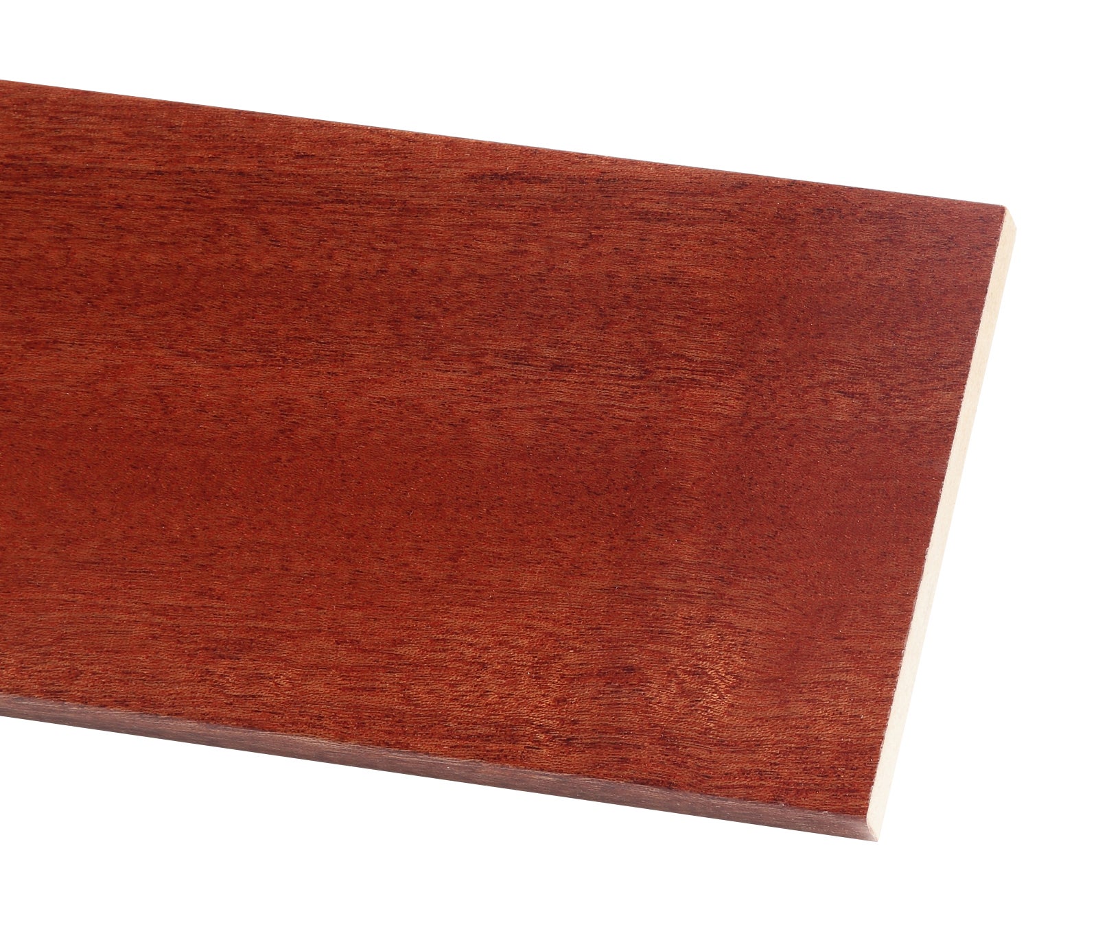 Tapeta de MDF sapelly barnizado 90x10 mm x 2,20 m (ancho x grueso x ...