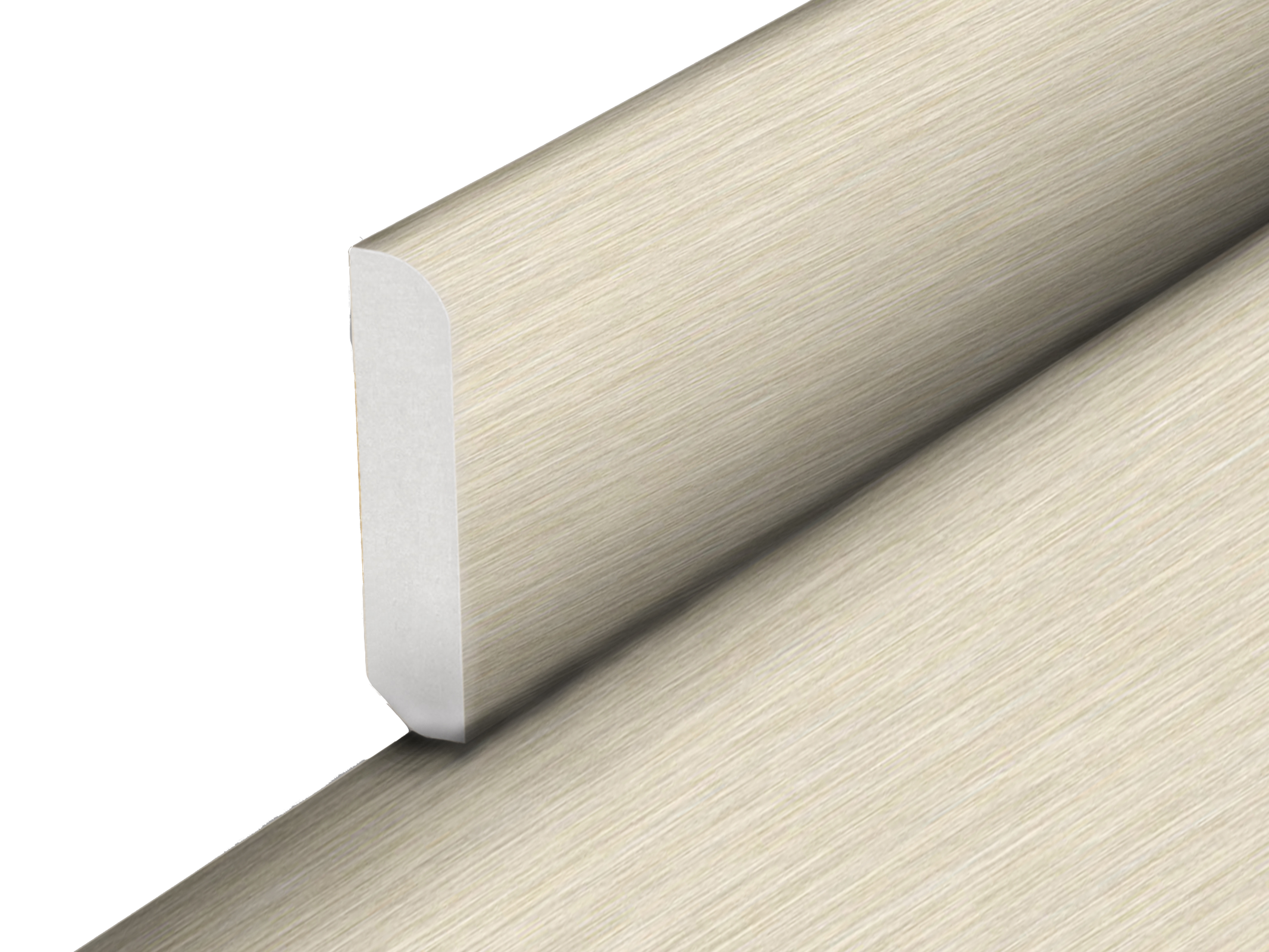 Pack de 10 rodapiés de pvc de 202xcm blanco | Leroy Merlin