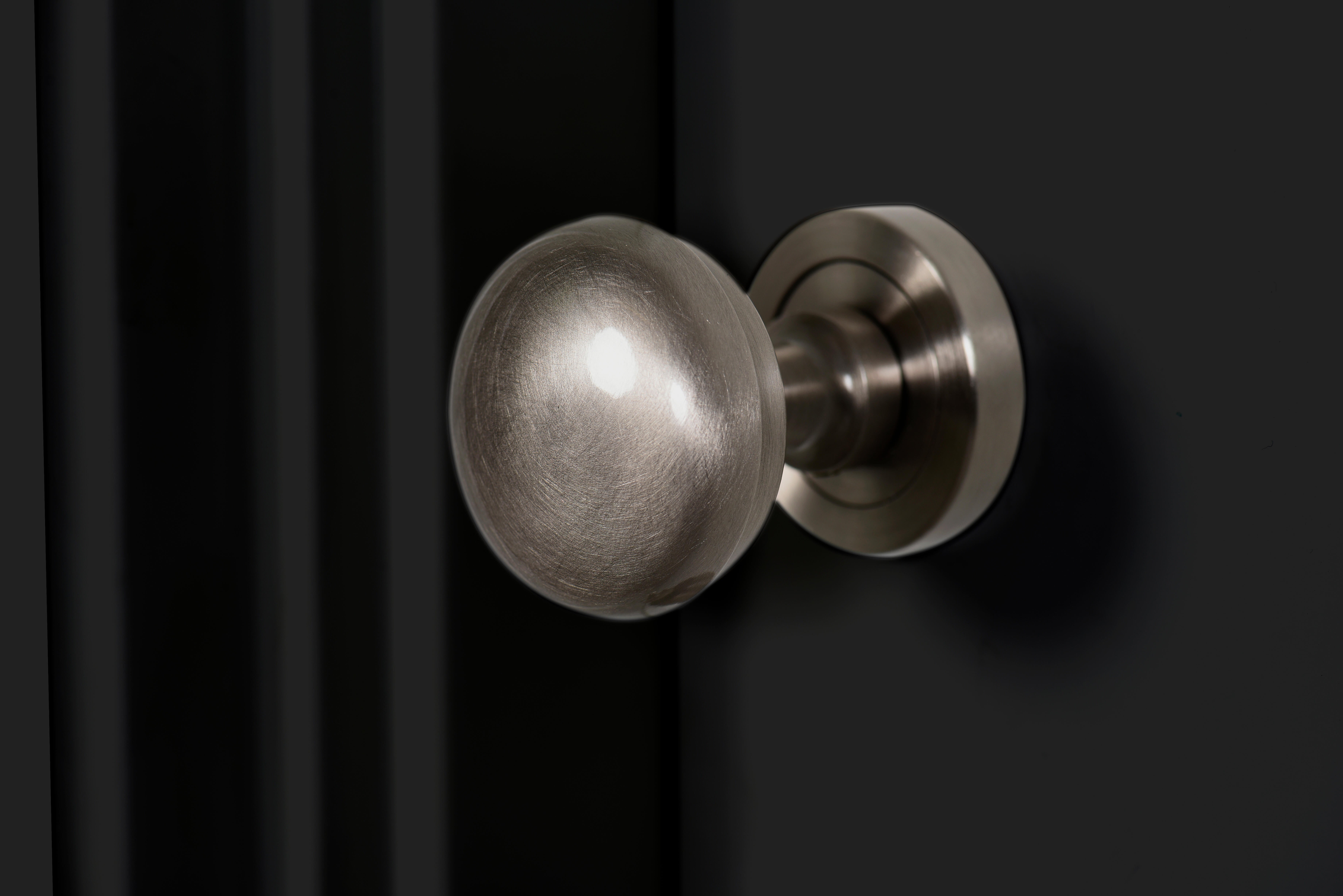 Puerta de entrada metálica insercciones aluminio izquierda negro de ...