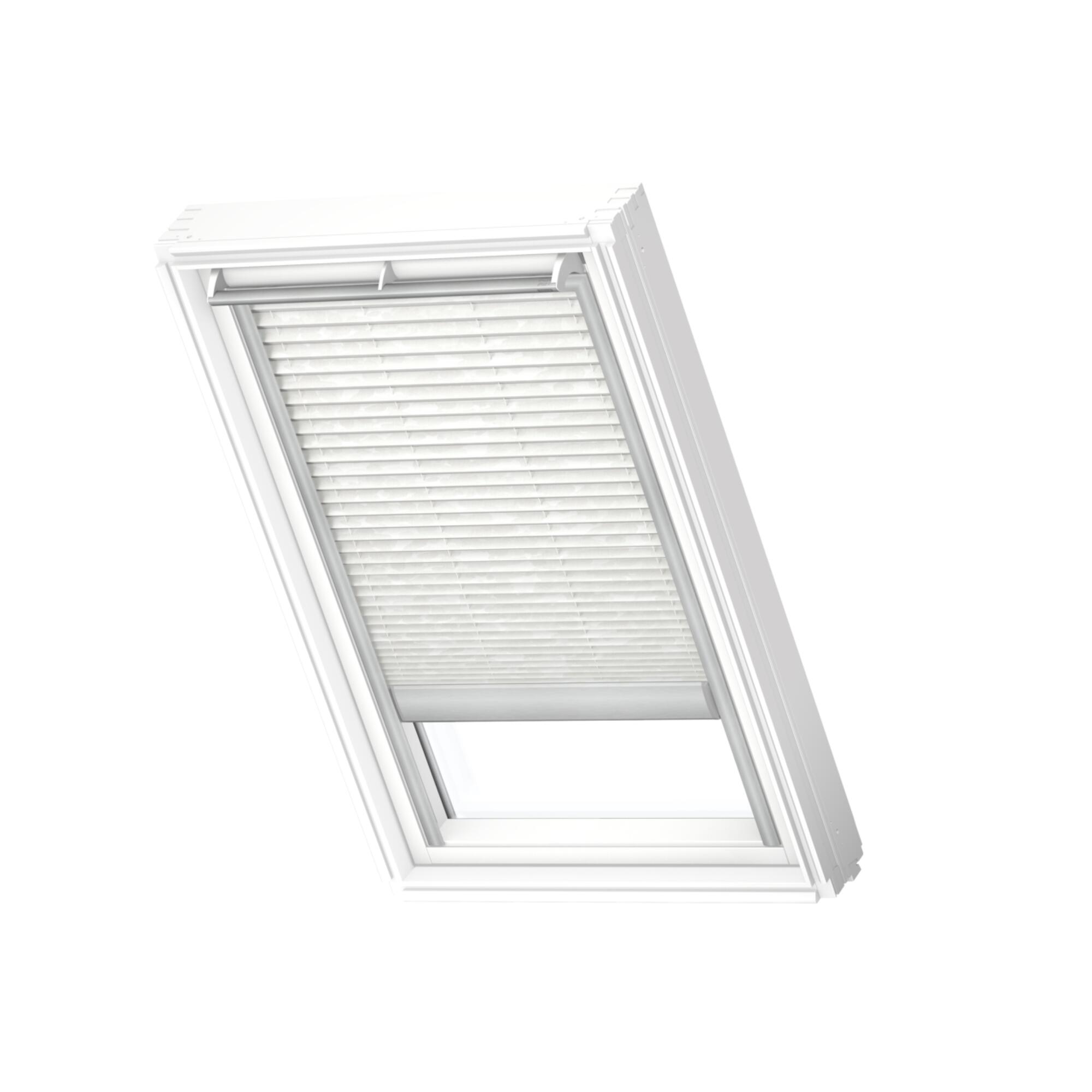 Cortina plisada eléctrica VELUX FML uk10 1256s blanco 160x134 cm ...