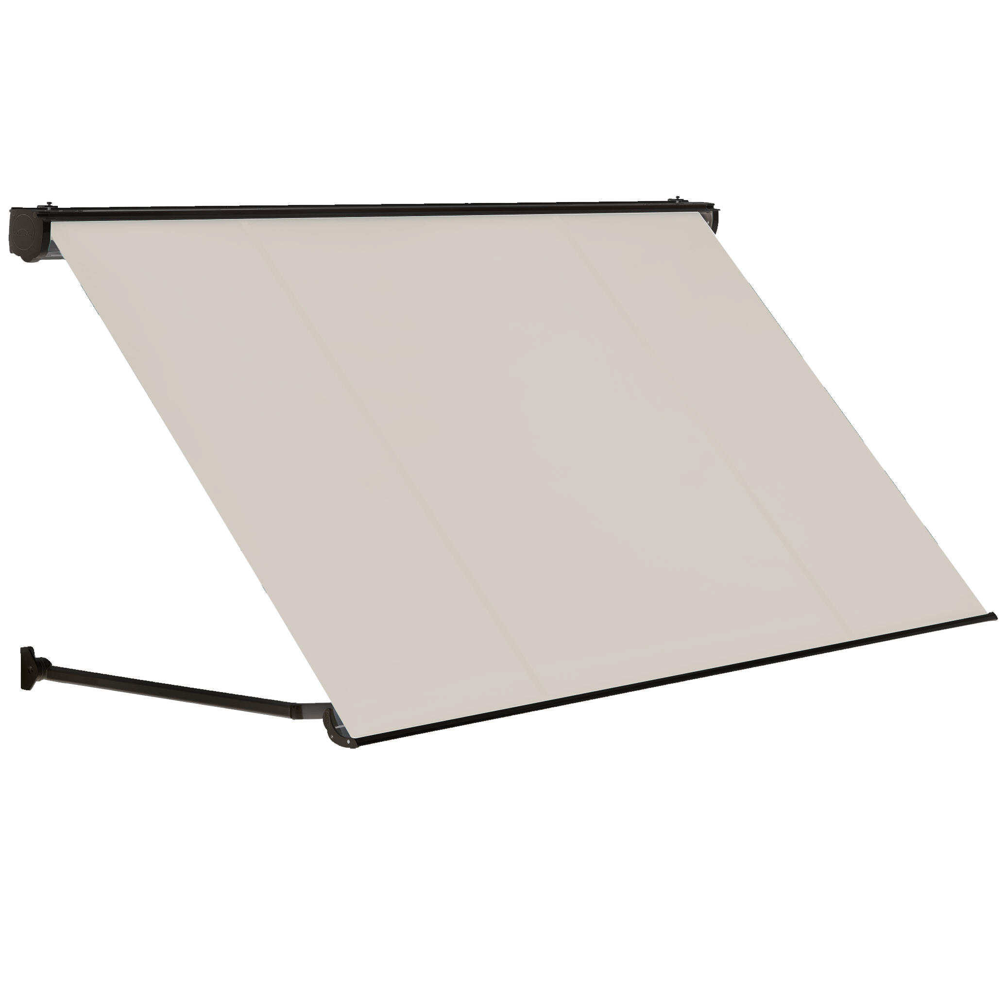 Toldo brazo punto recto 5x1 m para ventana Desert manual con manivela ...