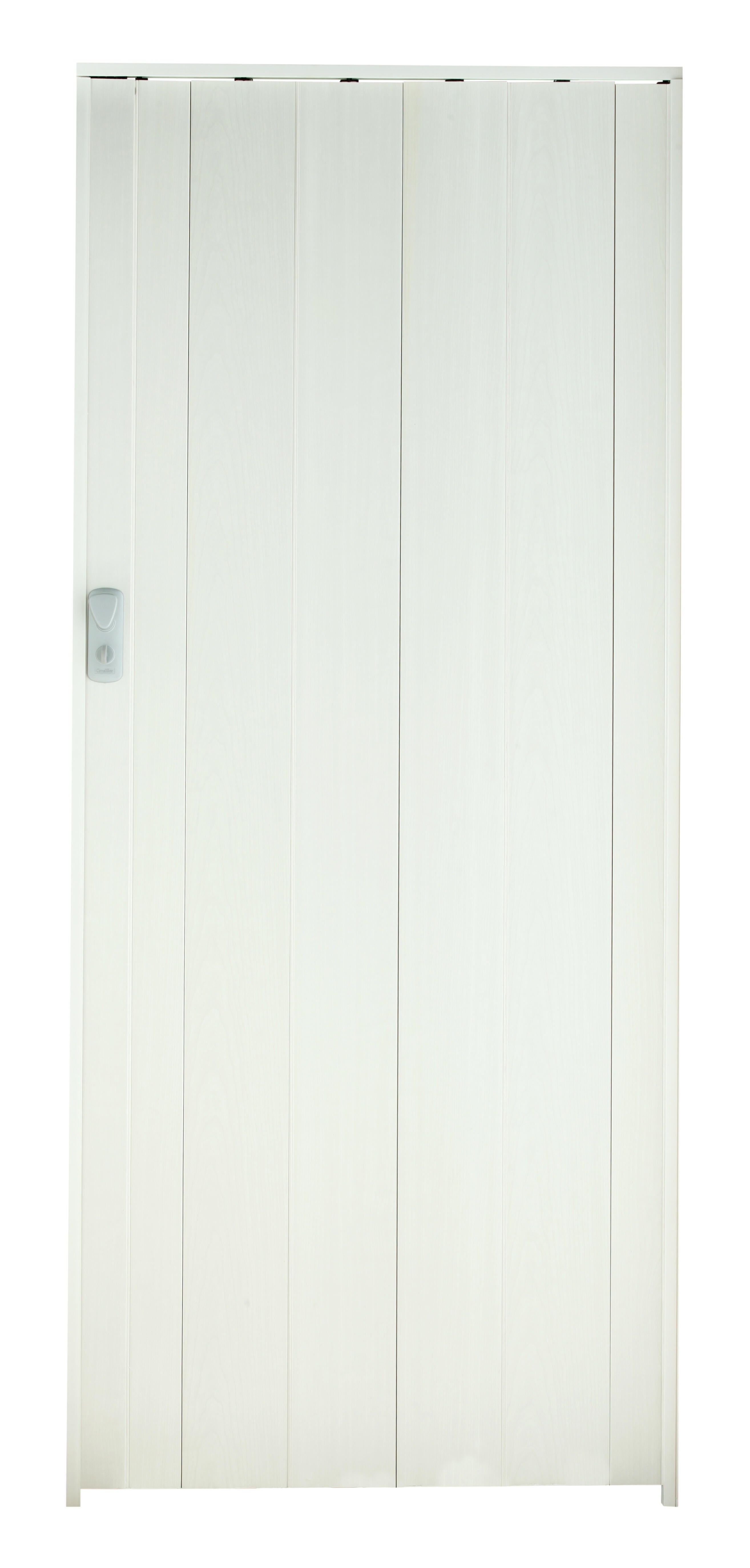 Puerta plegable de pvc roble blanco de 84xcm | Leroy Merlin