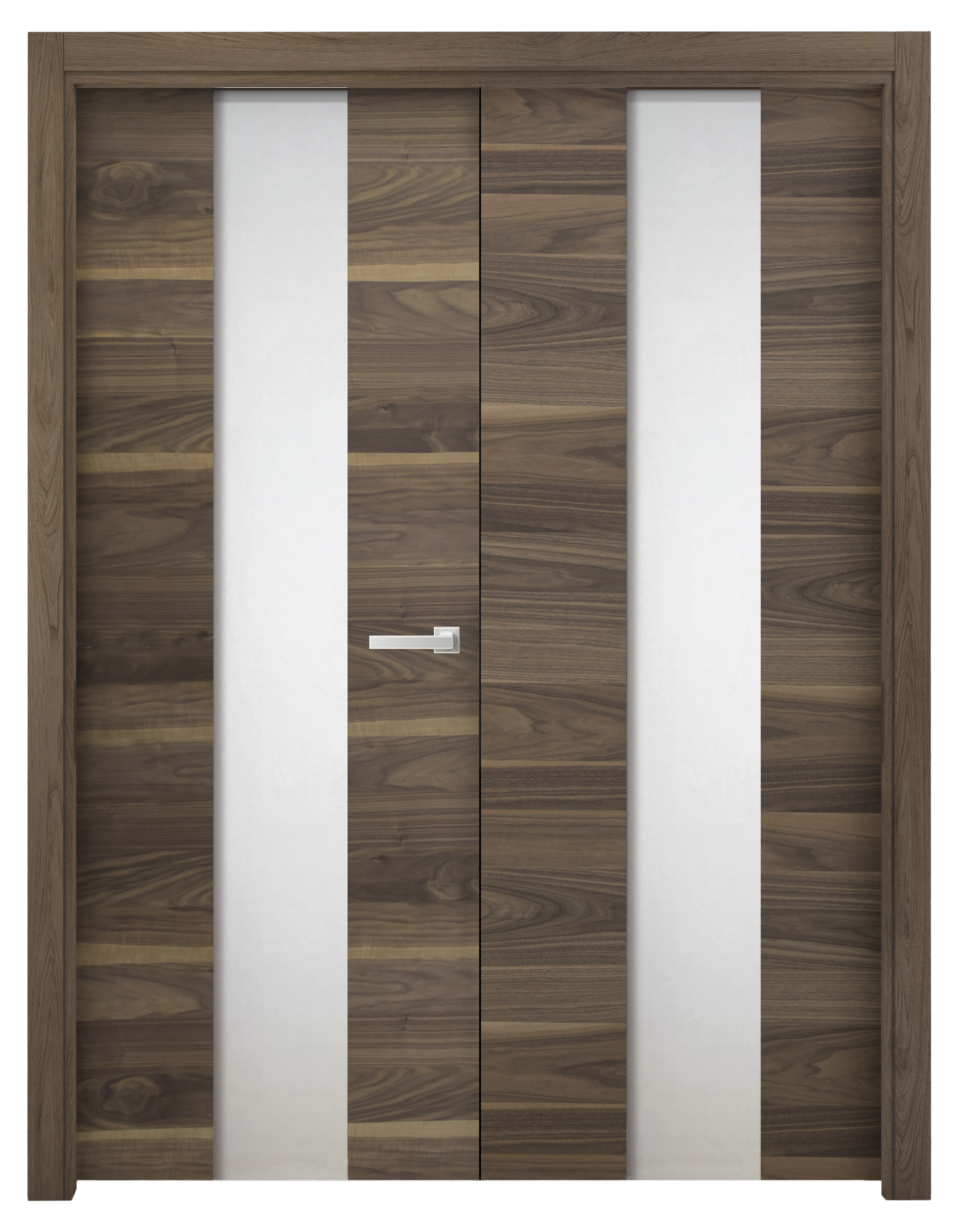 Puerta interior abatible Oboe Nogal Premium apertura izquierda con ...