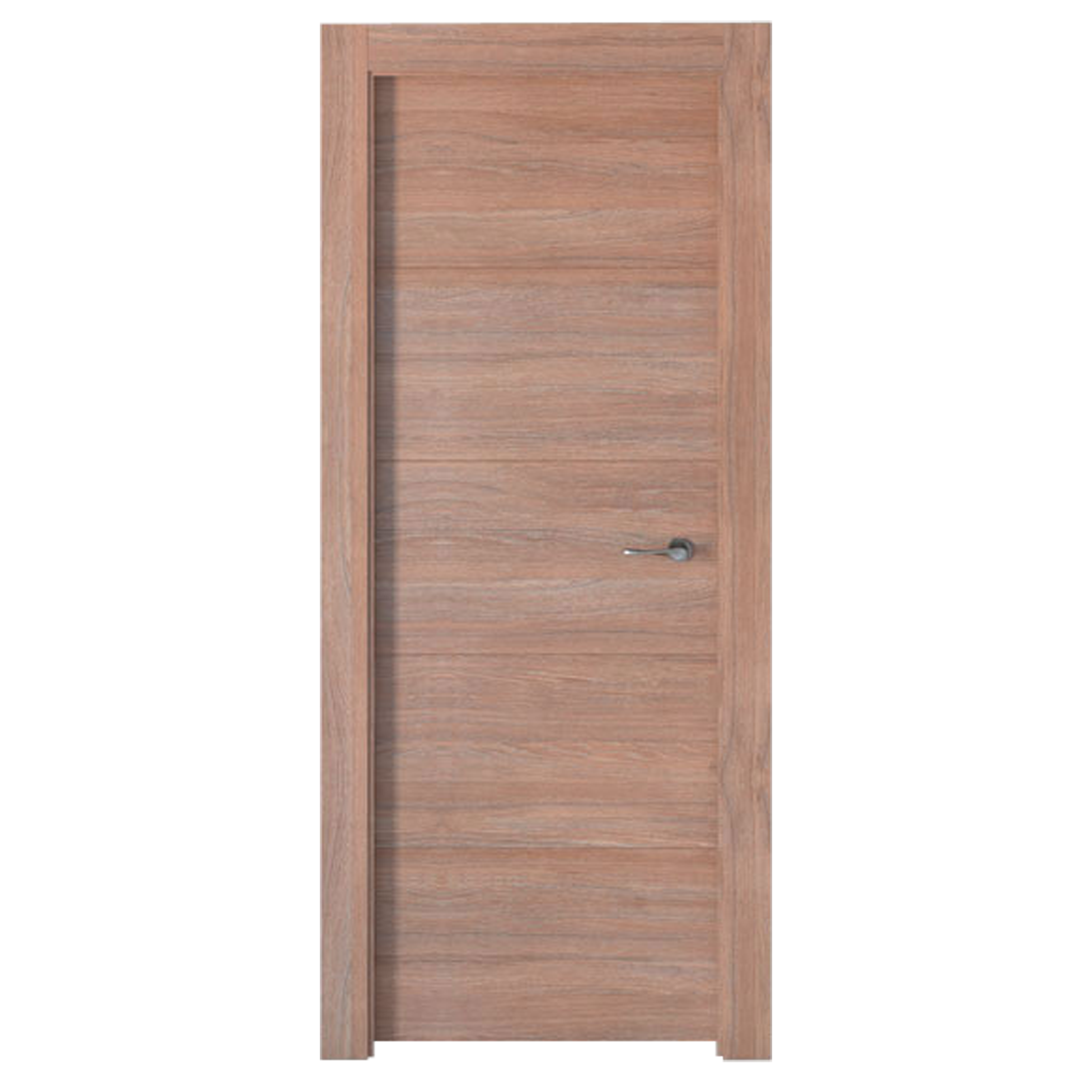 Puerta de interior abatible ciega maciza melamina Line Berna Coffe ...