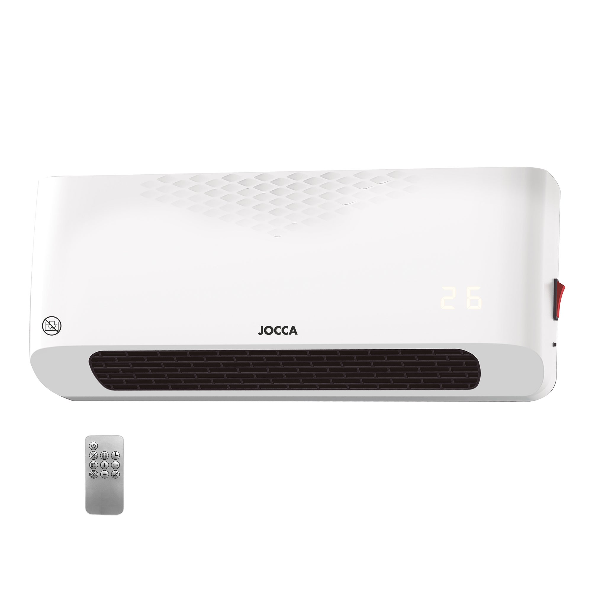 Calefactor ceramico de pared JOCCA de 2000w | Leroy Merlin