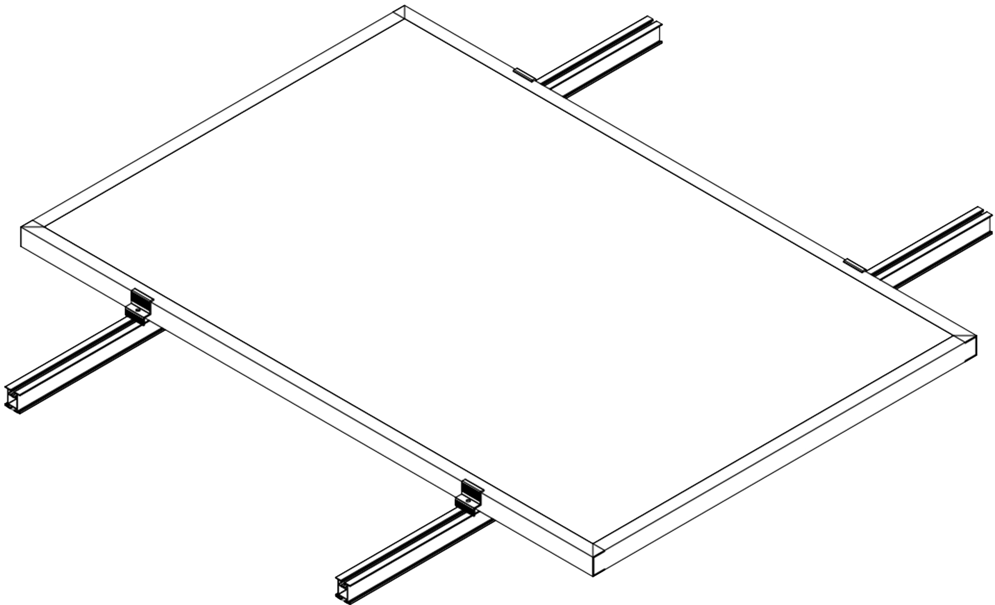 Soporte para Tejado SOLTILE-XUNZEL-2G para 2 paneles SOLARPOWER 185/190W | Leroy Merlin