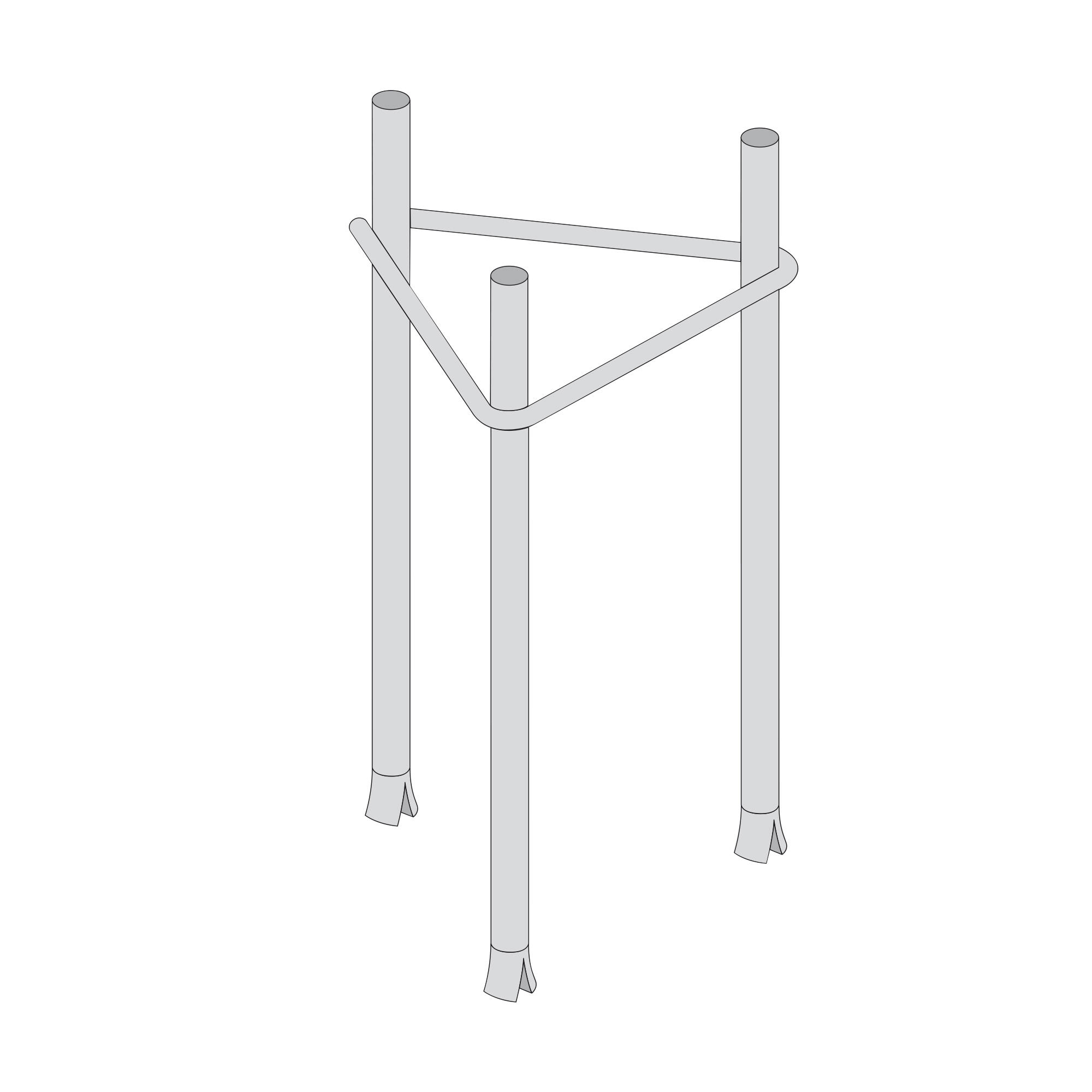 Base de fijación para torreta TELEVÉS 180 | Leroy Merlin