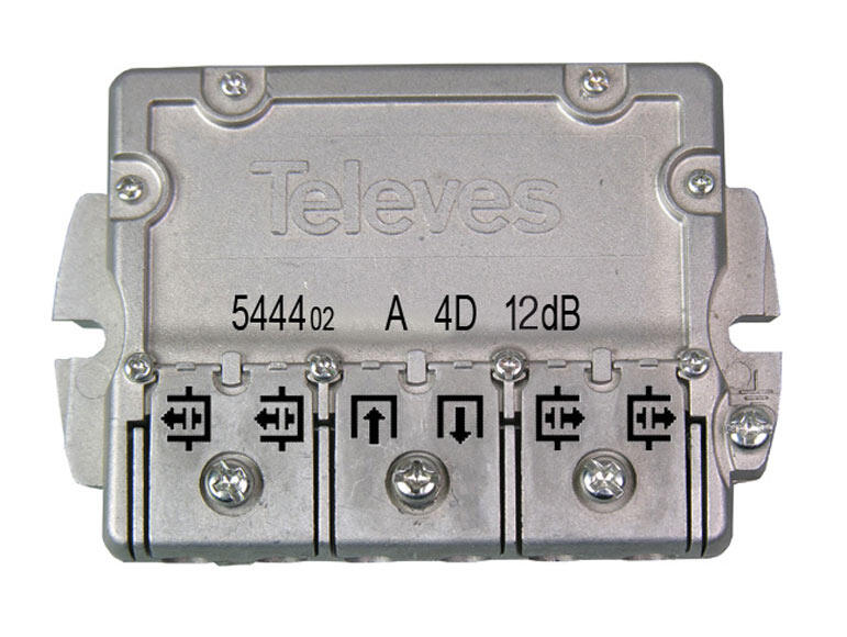 Derivador ICT TA TELEVÉS de 4 direcciones y 12 dB | Leroy Merlin