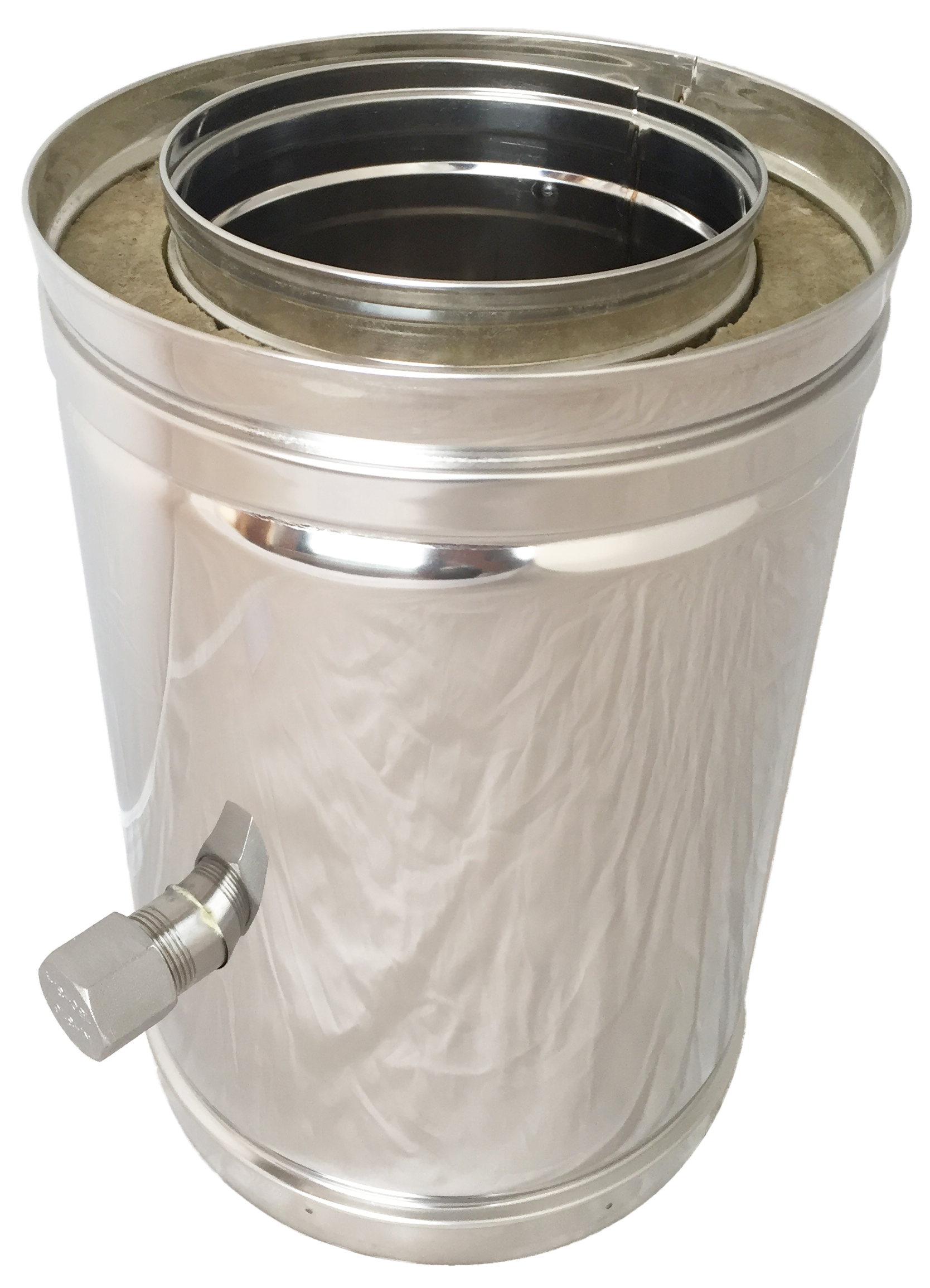 Manguito de acero inoxidable de 150 de diámetro | Leroy Merlin