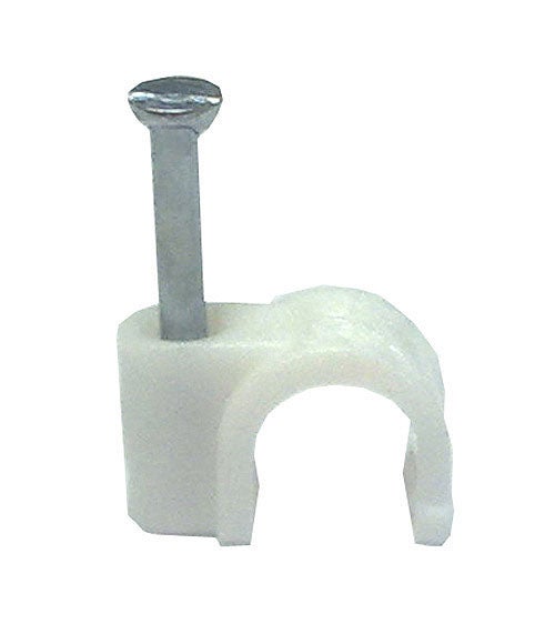 Bolsa de 50 grapas LEXMAN blancas para cable 2x1,5 mm² | Leroy Merlin