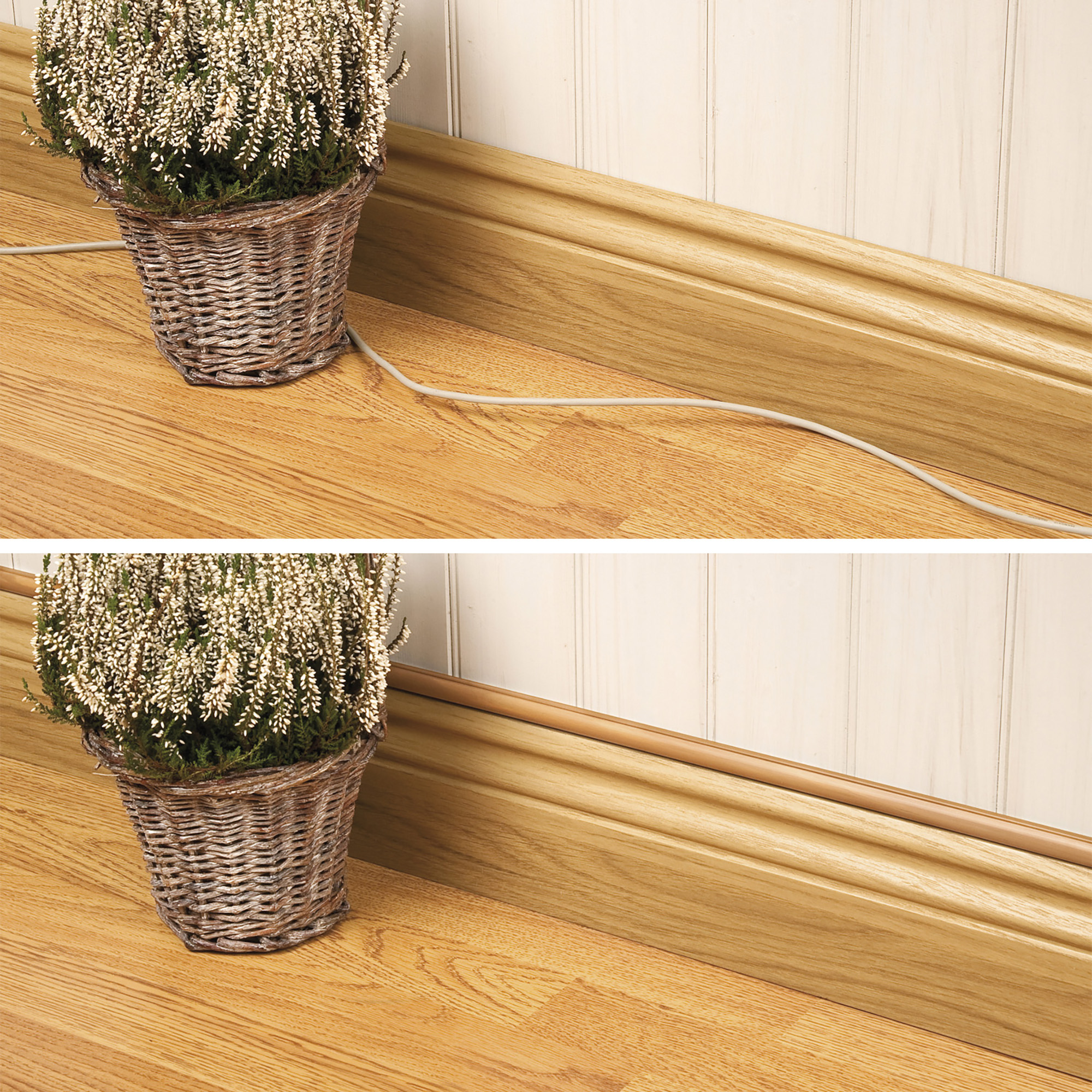 Canaleta semicircular D-LINE madera 16x8 mm de 2 m | Leroy Merlin