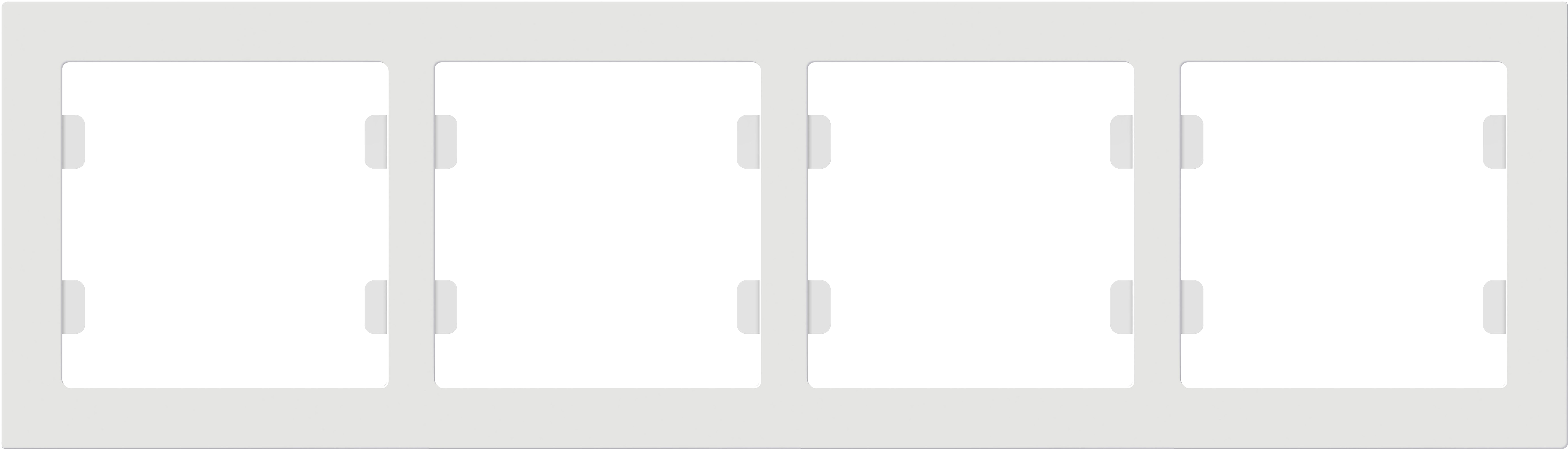 Marco cuádruple CEESE Mediterráneo blanco | Leroy Merlin