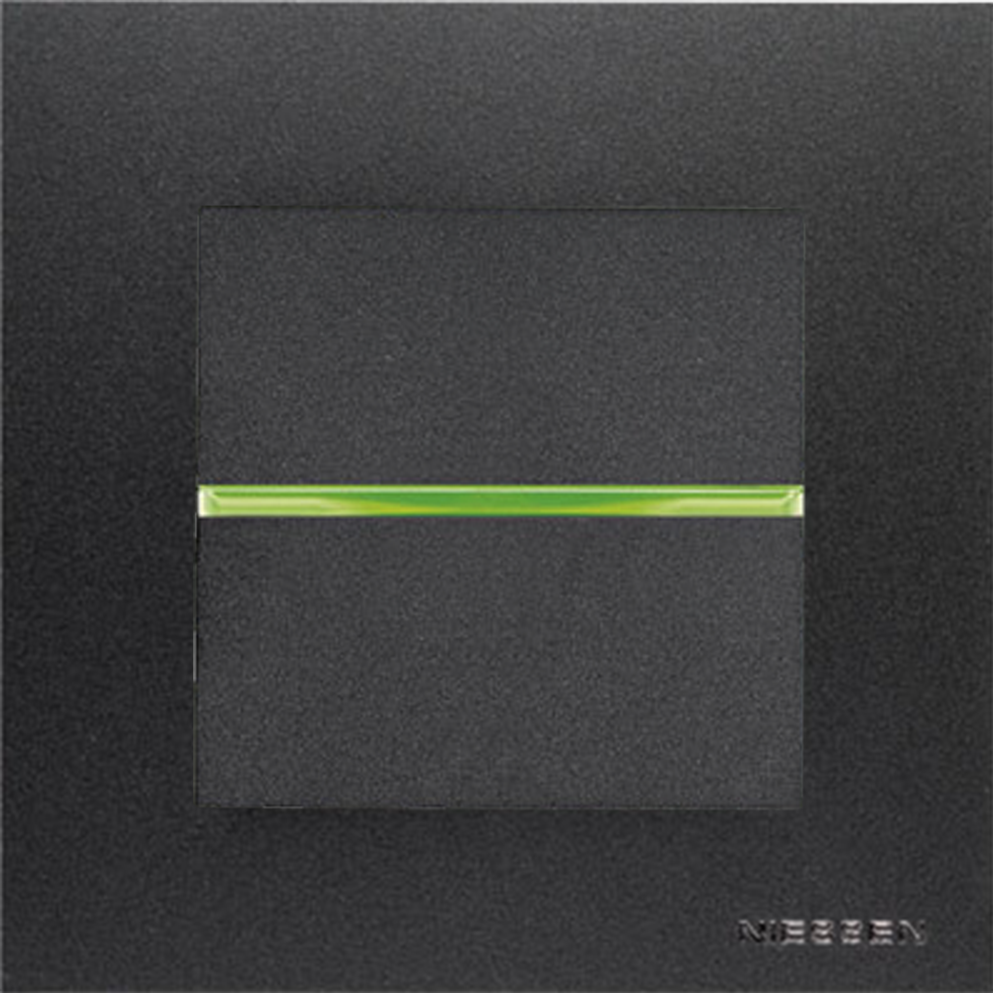 Pack de interruptor y marco individual Zenit antracita | Leroy Merlin