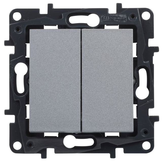 Interruptores dobles legrand eclat niloe: compra online | Leroy Merlin