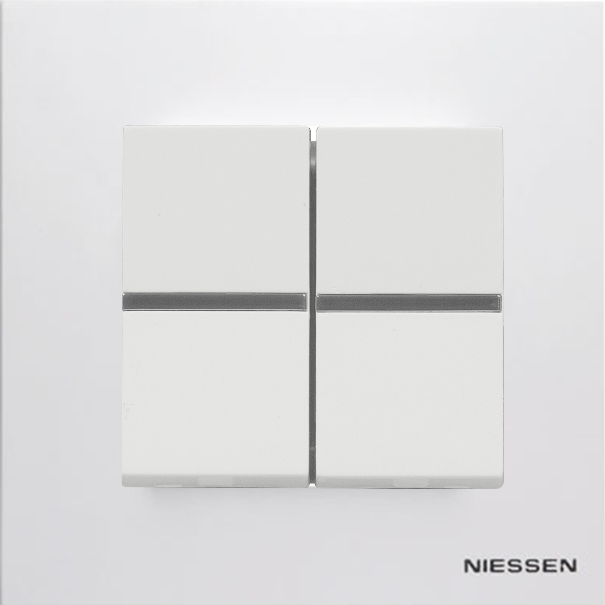 Pack de interruptor y marco doble Zenit blanco | Leroy Merlin