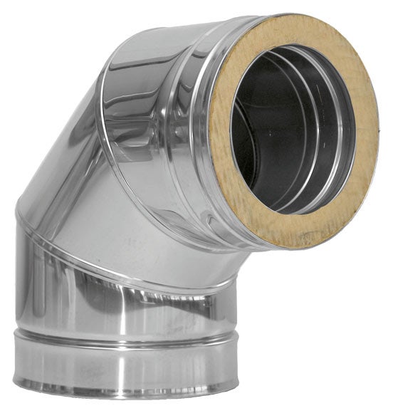 Codo de evacuación de humos de para | Leroy Merlin