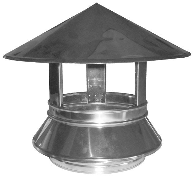 Deflector de acero inoxidable de 100 de diámetro | Leroy Merlin