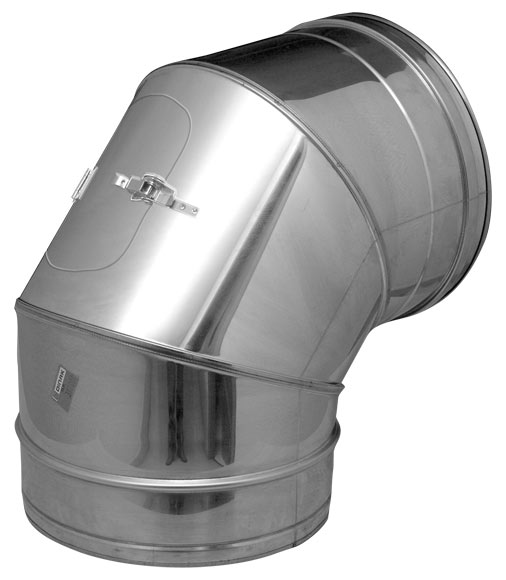 Codo de evacuación de humos de para | Leroy Merlin