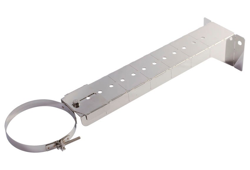 Anclaje recortable plano L=250-430 mm tubo simple gama SW Ø130 DINAK ...