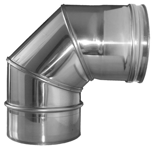 Codo de evacuación de humos de para | Leroy Merlin