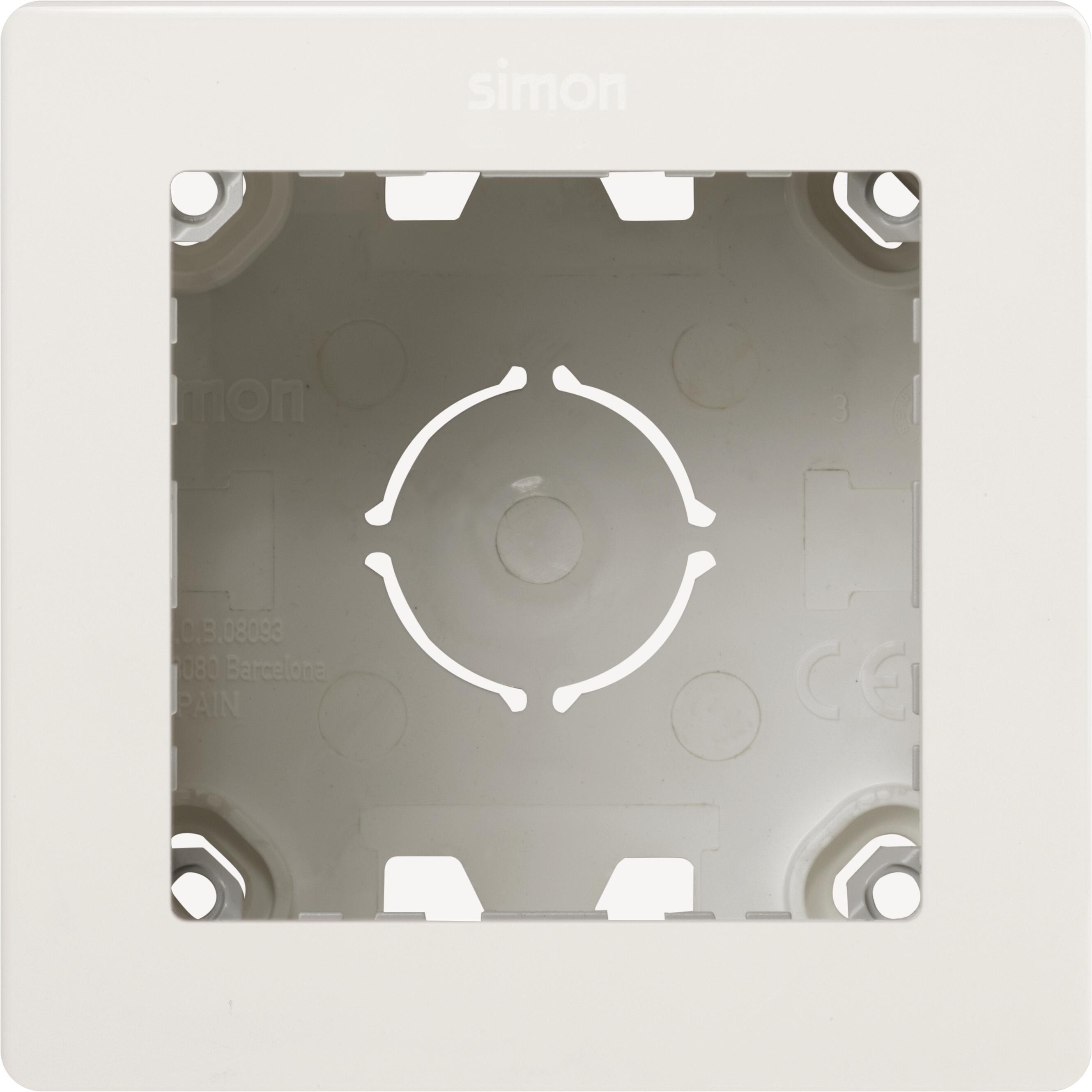 Caja superficie individual SIMON S270 blanco | Leroy Merlin