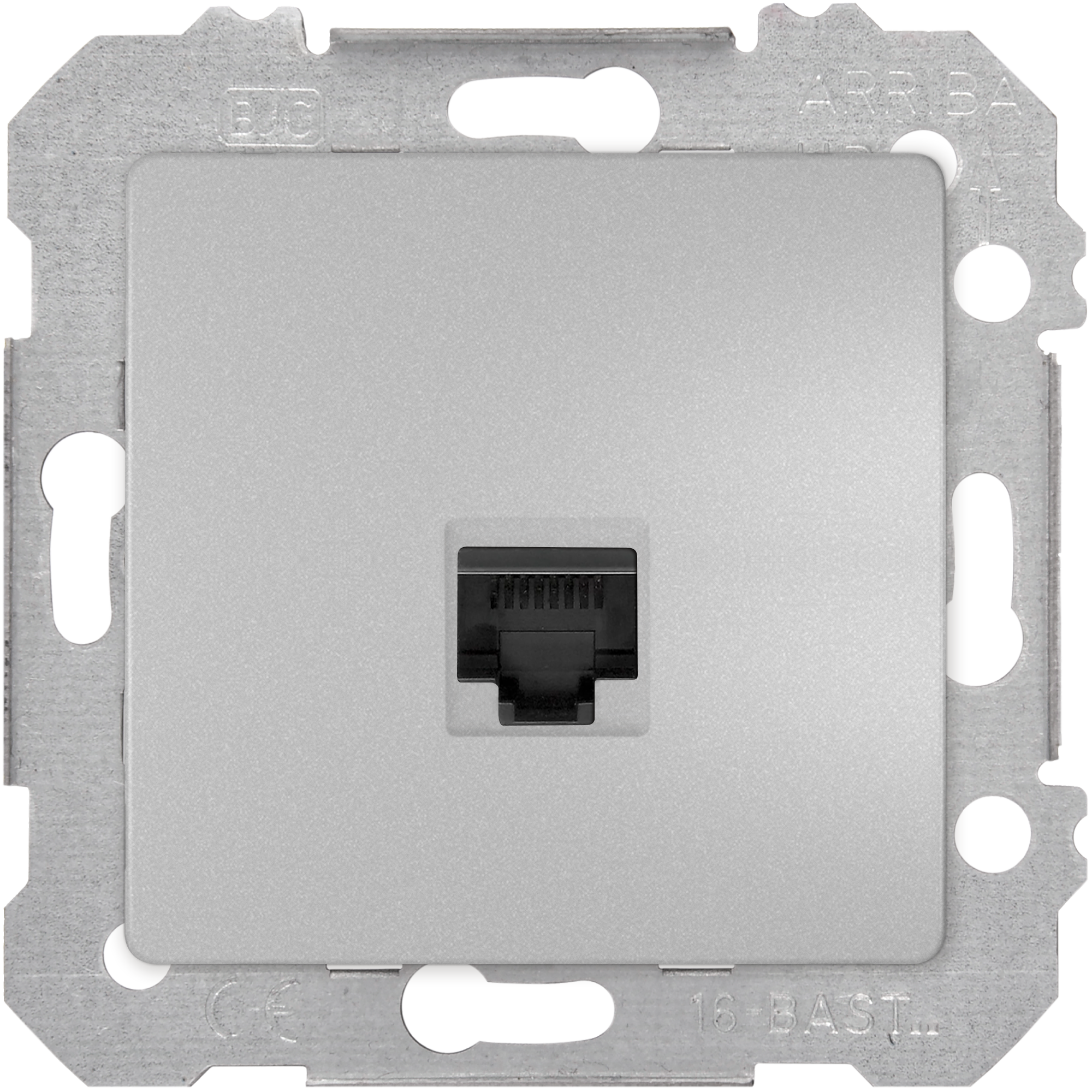 Toma de red RJ45 Siemens Mega Aluminio | Leroy Merlin