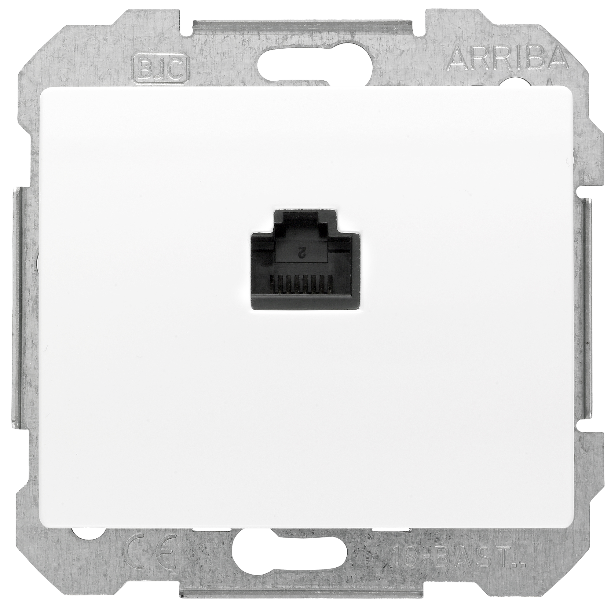 Toma de red BJC Iris blanco | Leroy Merlin