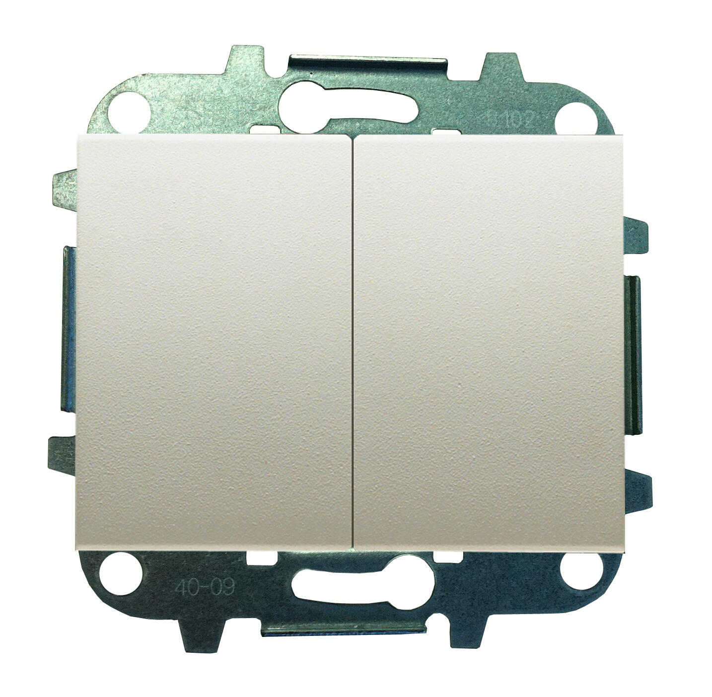 Interruptor doble NIESSEN Olas blanco | Leroy Merlin