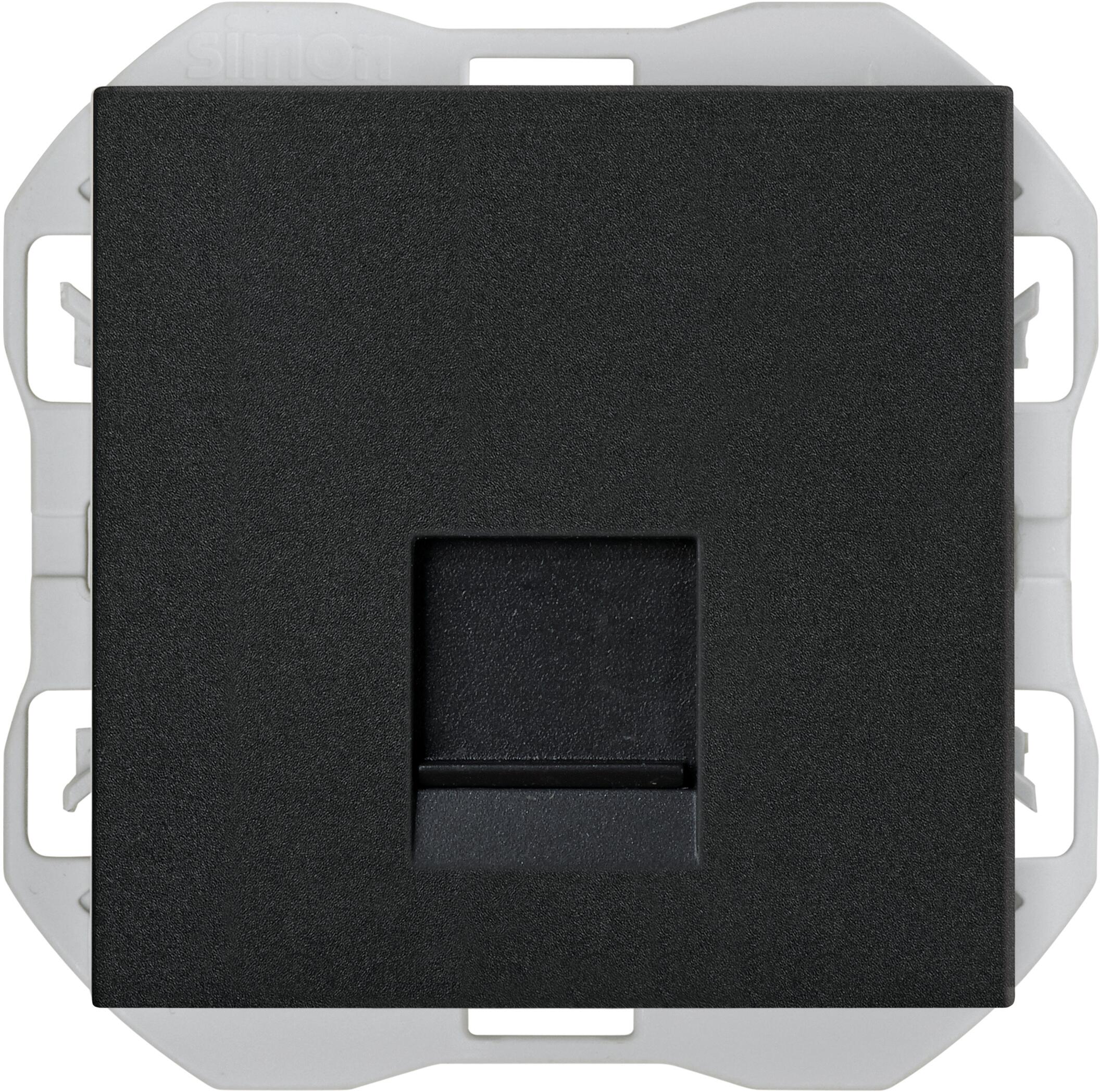 Toma RJ45 SIMON S270 negro mate | Leroy Merlin