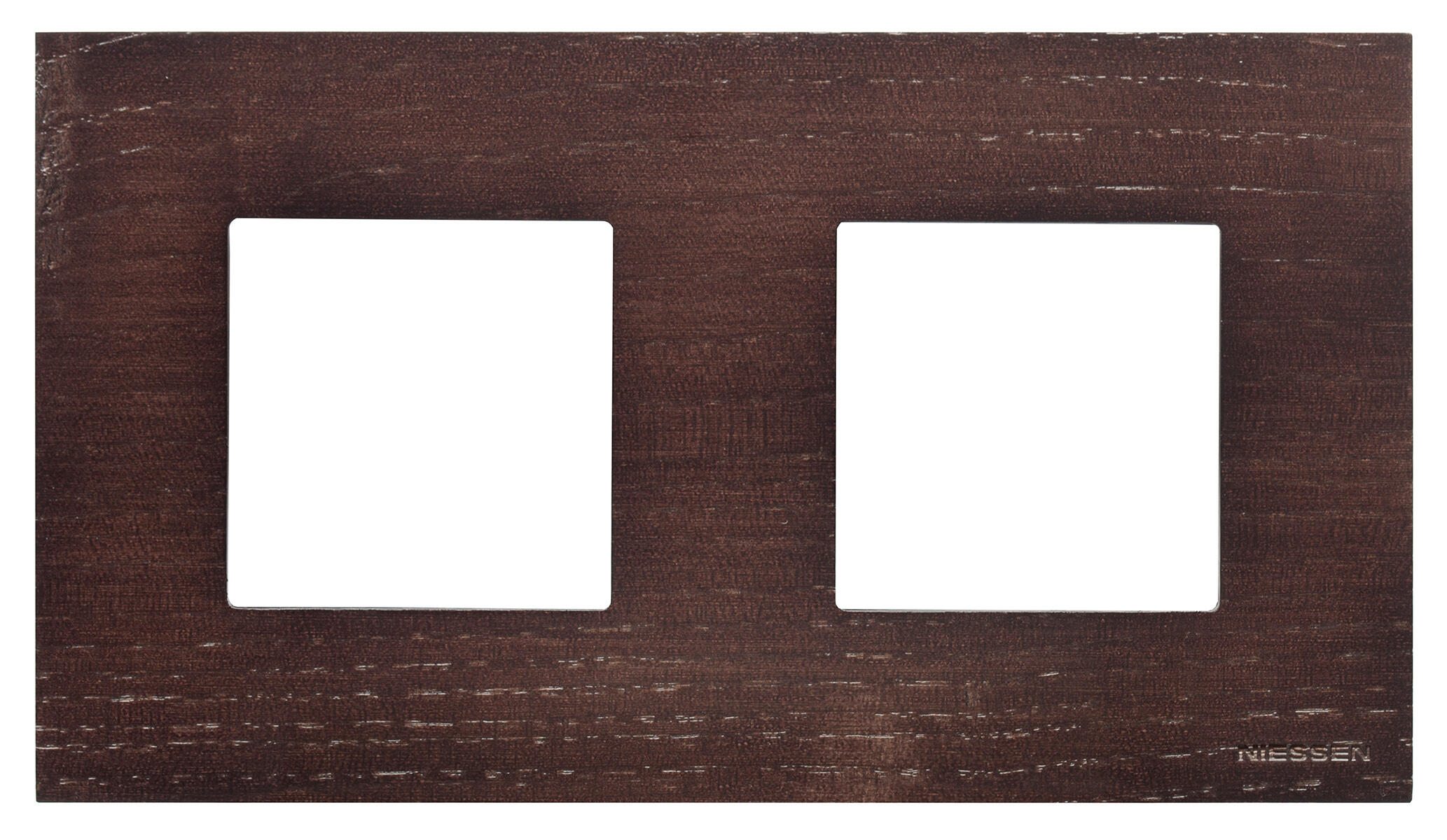 Marco doble NIESSEN Zenit wengué | Leroy Merlin