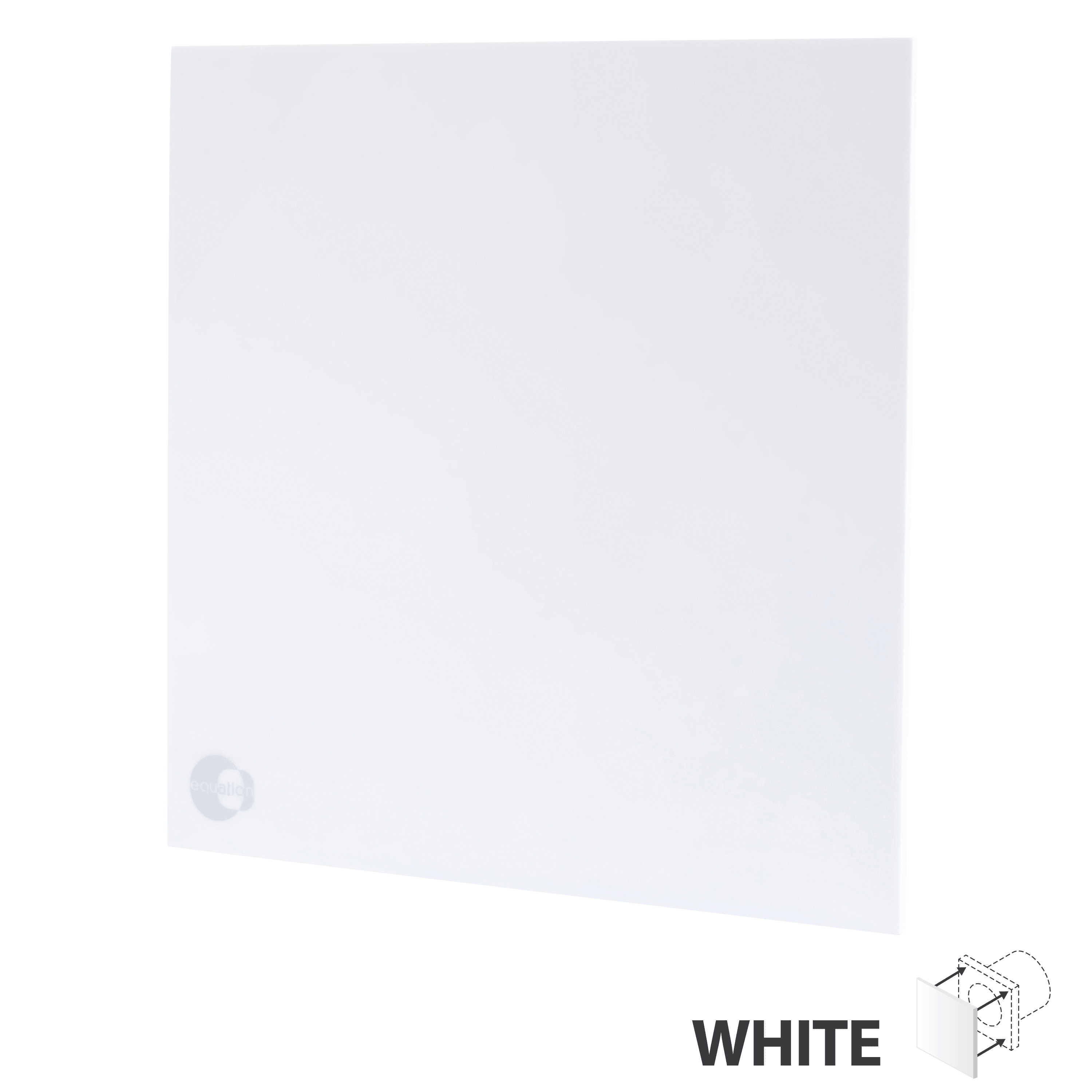 Panel decorativo para extractor EQUATION de plástico color blanco ...