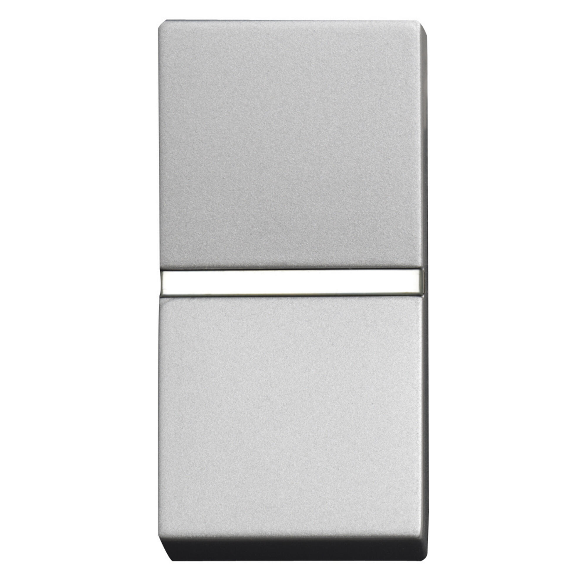 Pulsador estrecho NIESSEN Zenit plata | Leroy Merlin