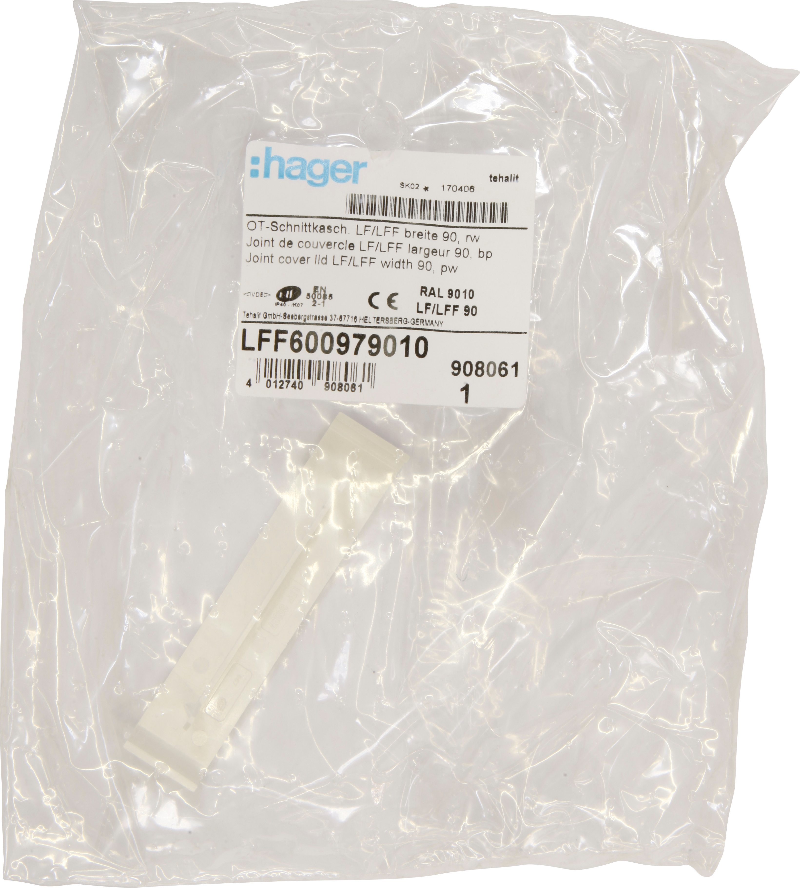 Unión TEHALIT blanca 40x90 mm | Leroy Merlin