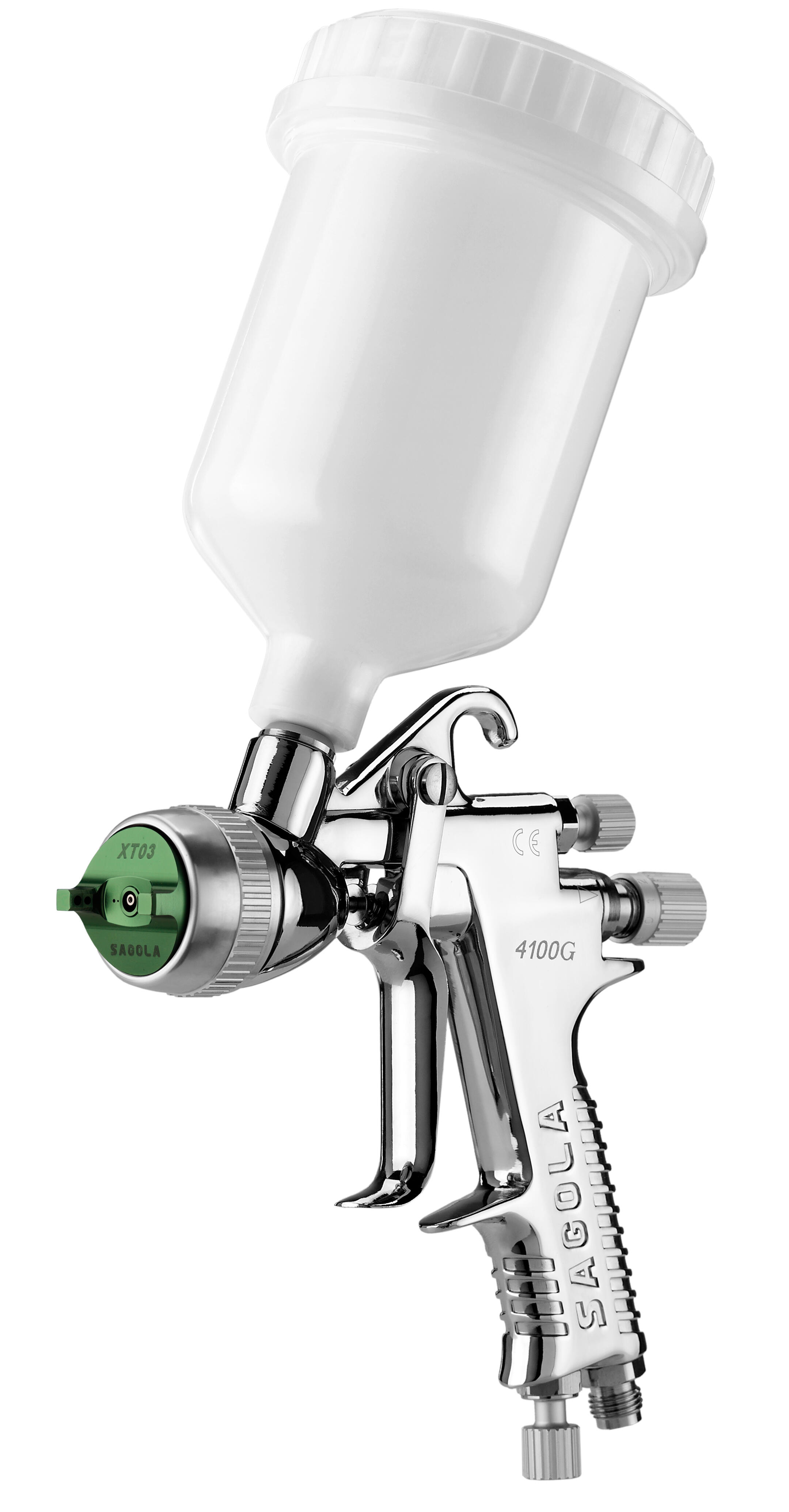 Pistola pintar neumática SAGOLA 4100 Xtreme Gravedad presion de 8 bares y 1/4m | Leroy Merlin