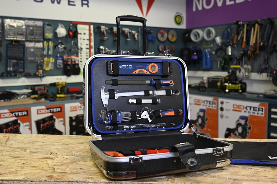 Maletín de herramientas Dexter, completo y resistente | Leroy Merlin