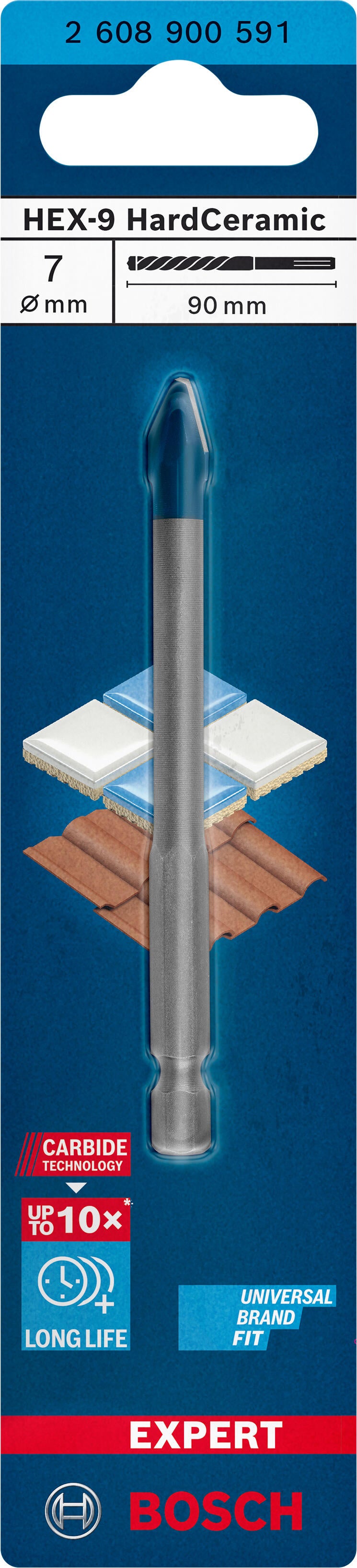 Broca para azulejo ø 7 mm BOSCH Hardceramic | Leroy Merlin