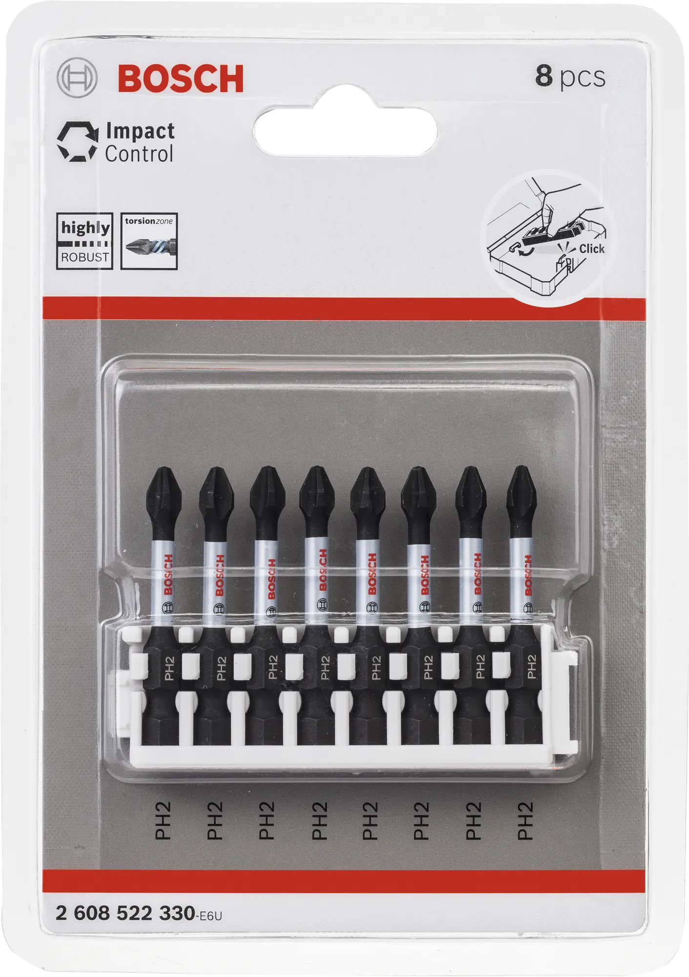 Punta de destornillador BOSCH PROFESSIONAL ph2 + l.larga (de 26 a 50 mm ...