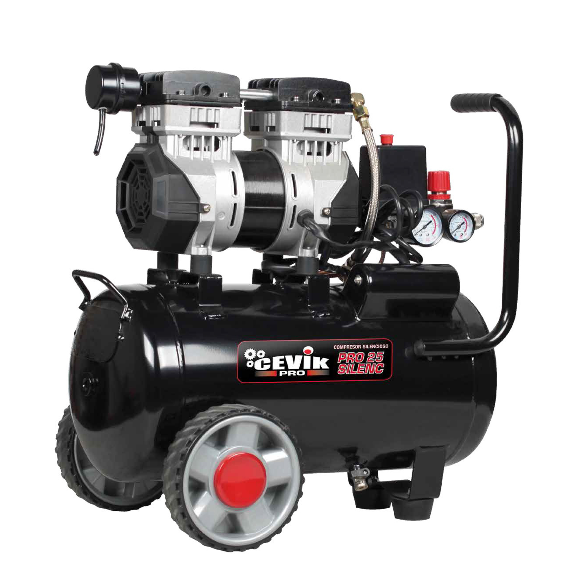 Compresor silencioso PRO25 de 24 l de depósito | Leroy Merlin